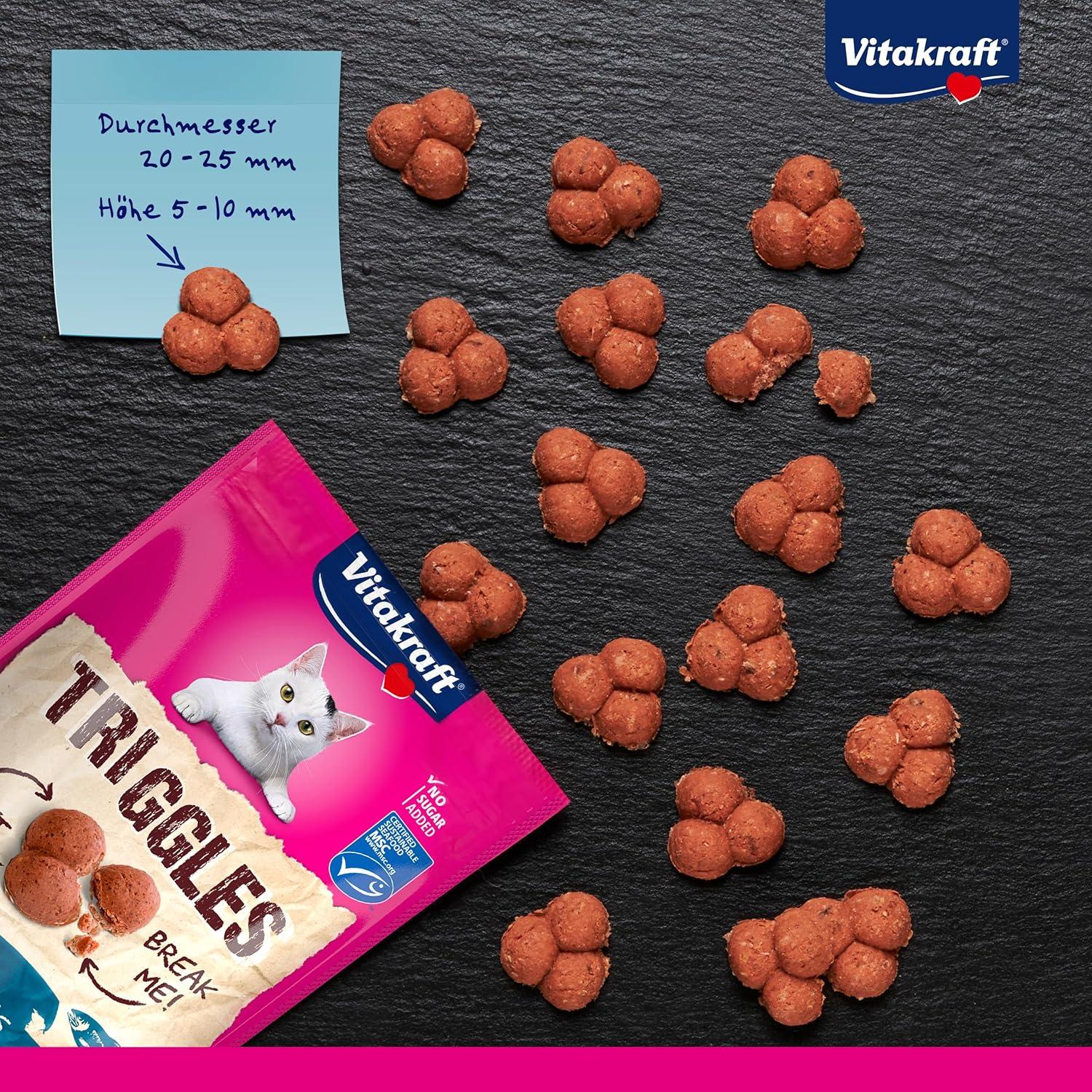 Vita Power Triggles Cat Snacks - Sugar-Free Portionable Treats for ...