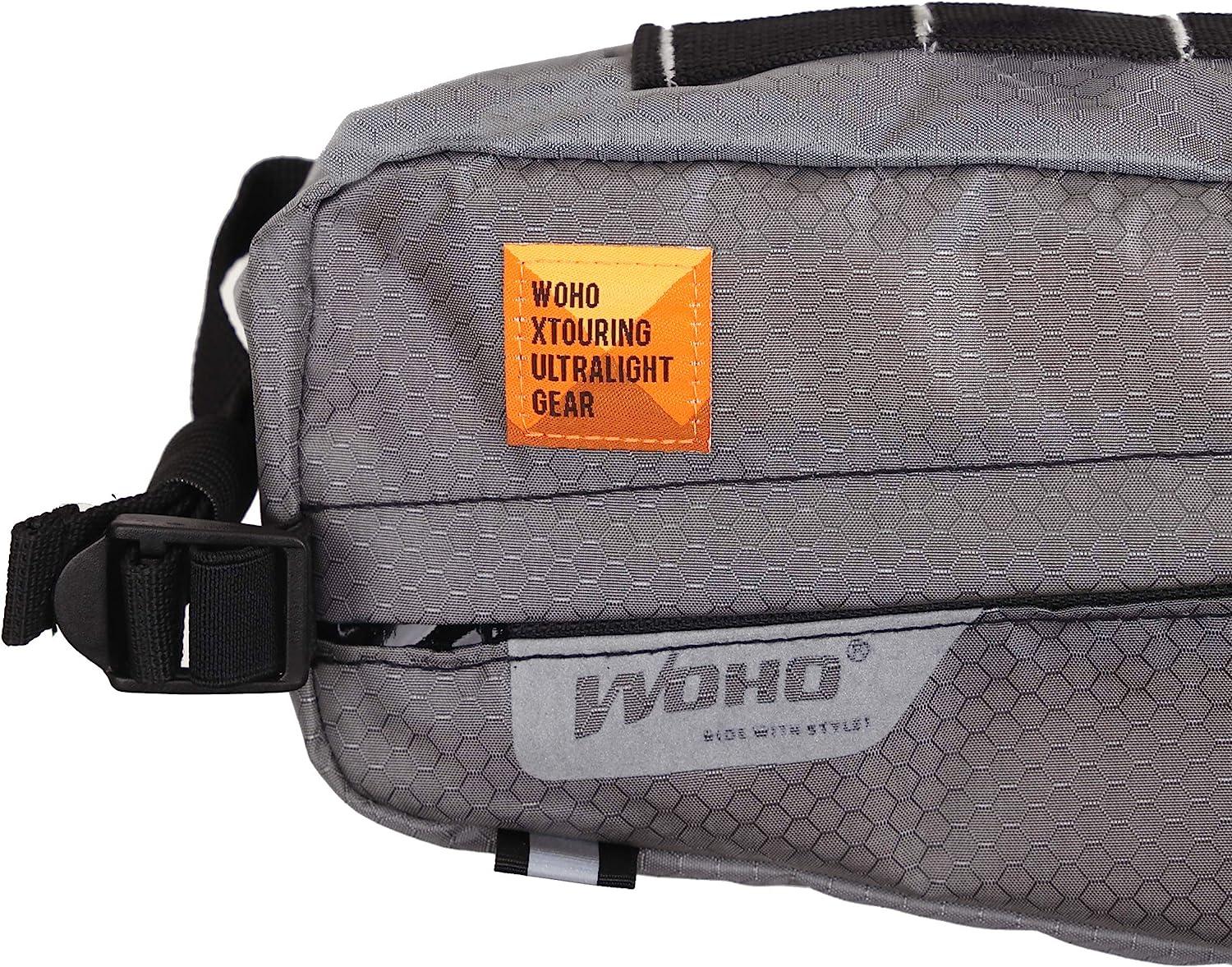 WOHO Xtouring Bikepacking Frame Bag M - Iron Grey | Durable and Weather ...