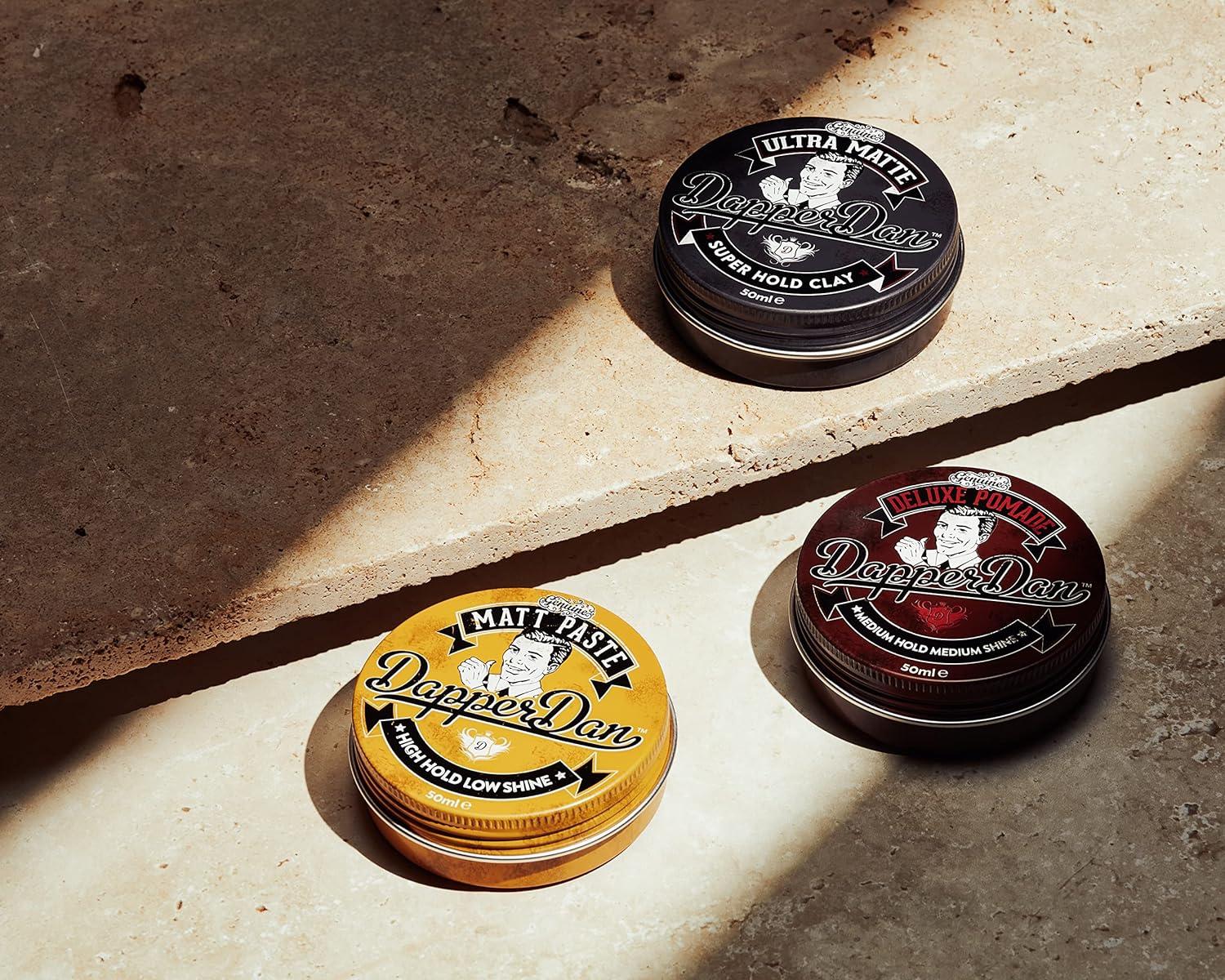 Dapper Dan Deluxe Pomade - Medium Hold & Shine (50ml) | Flexible Water Based Formula for Men ...