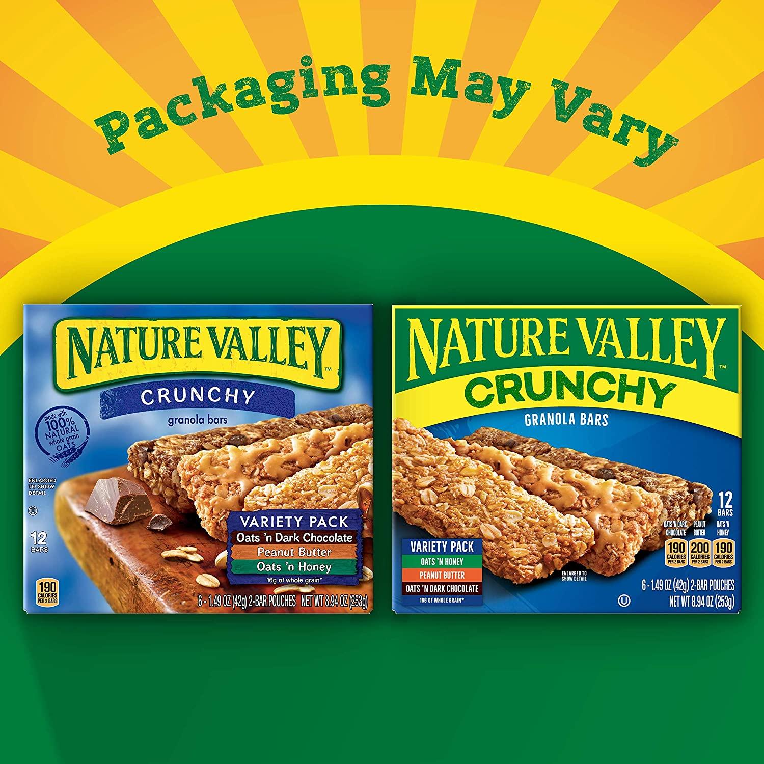 Nature Valley Granola Bars Variety Pack 8.94 oz - 12 ct: Delicious ...