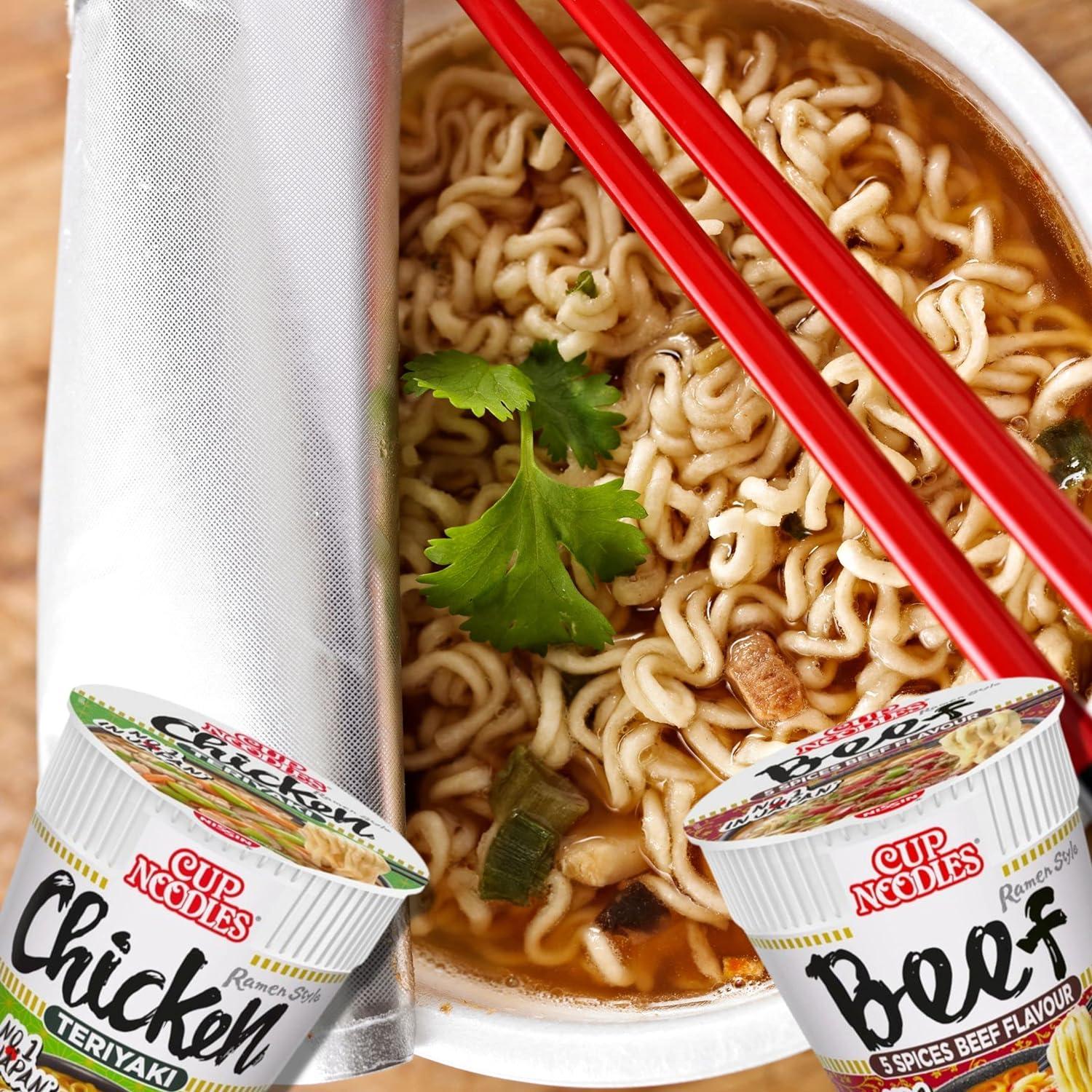Nissin Ramen Noodles Multipack of 3 each Nissin Pot noodle Chicken ...