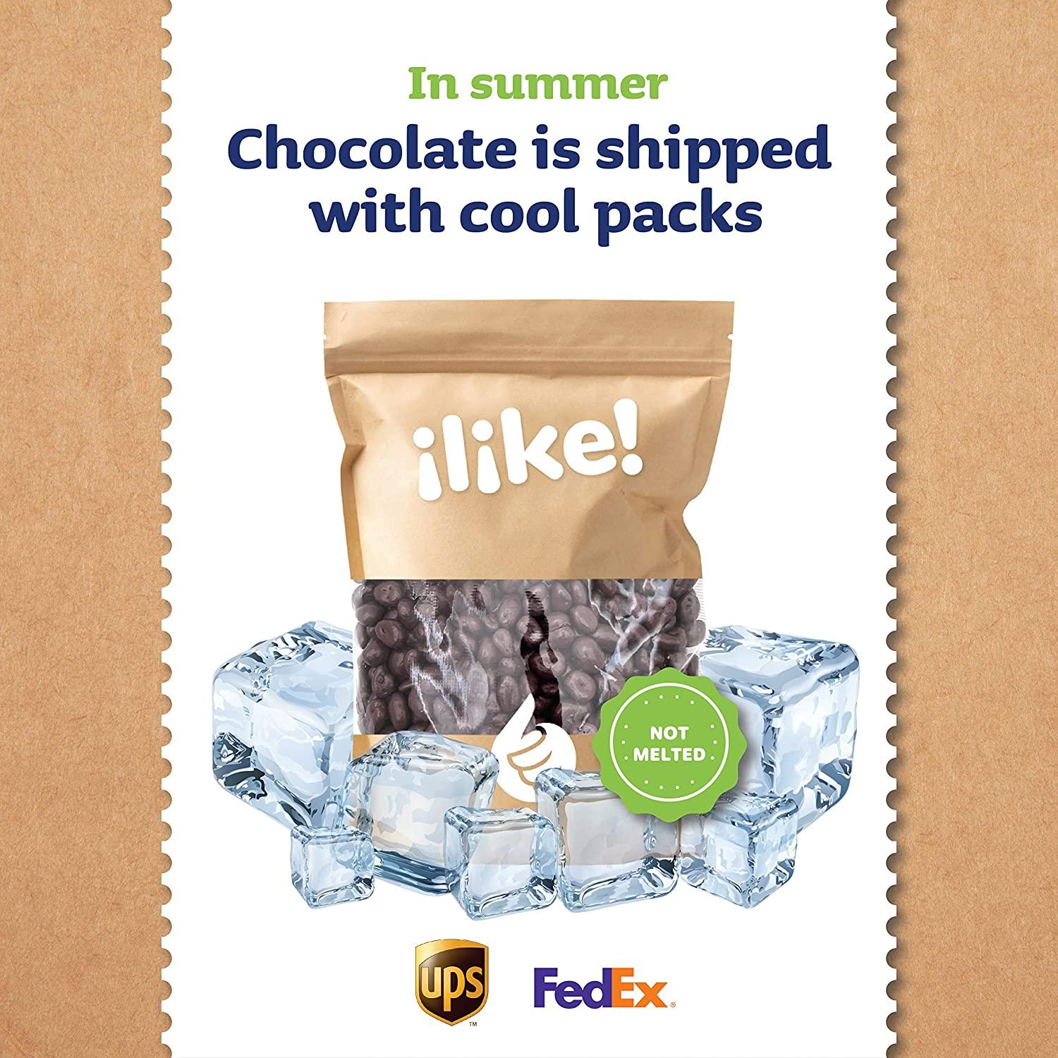 iLike! 2 lb Milk Chocolate Covered Almonds - Real Milk Chocolate ...