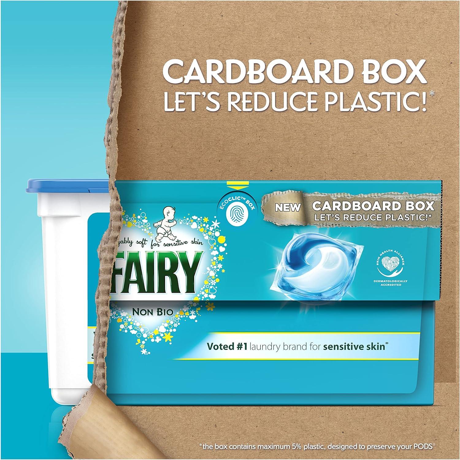 Fairy Non Bio PODS Washing Liquid Laundry Detergent Tablets/Capsules 28 ...