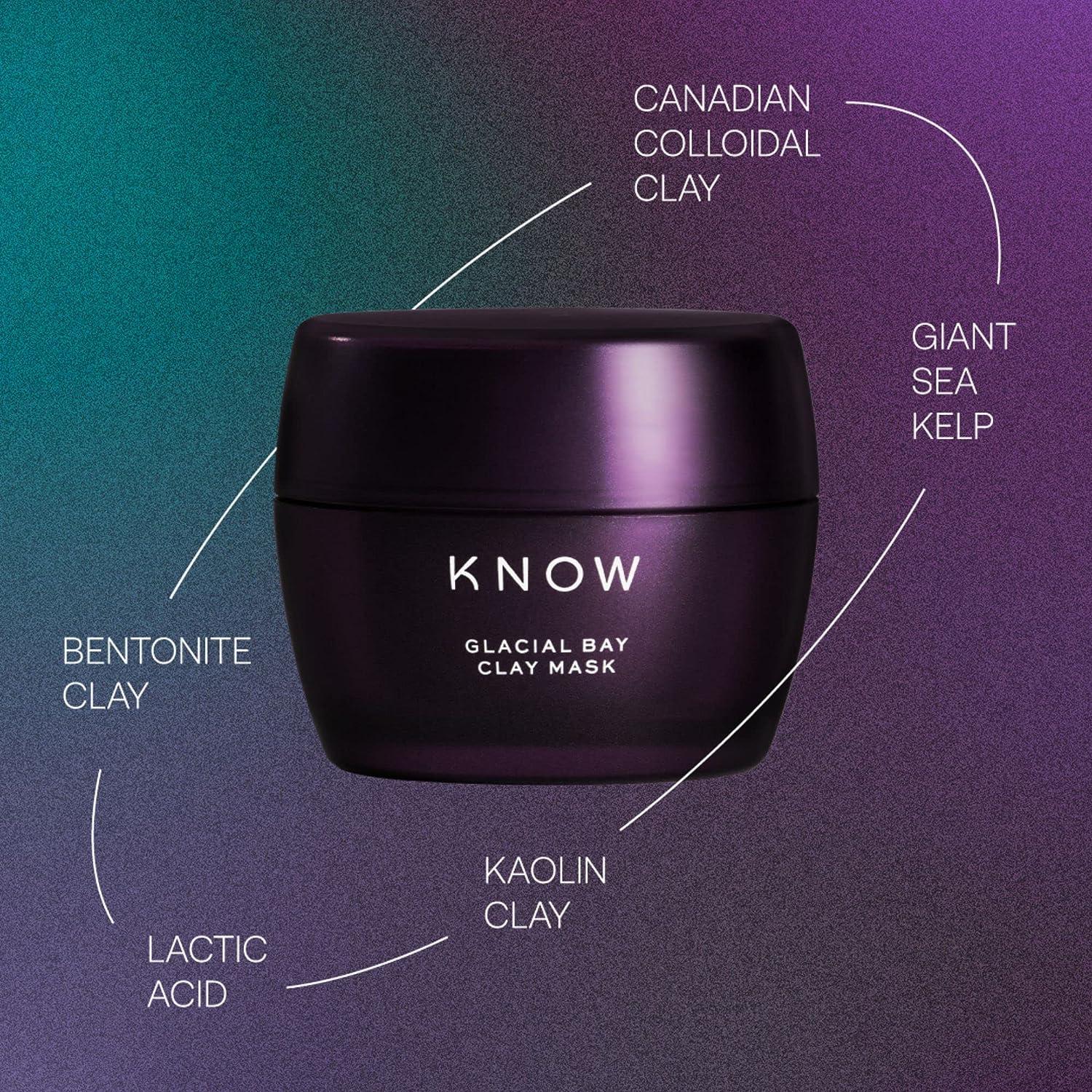 KNOW Beauty Glacial Bay Clay Mask with Canadian Colloidal Clay ...
