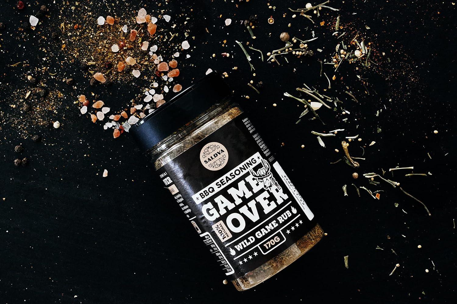 Game Over BBQ Wild Game Rub - 100% Natural BBQ Seasoning - Classic ...