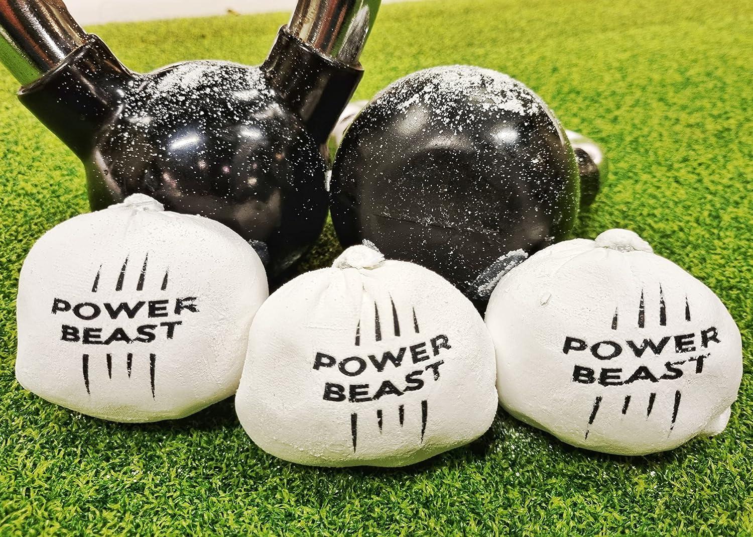 Power Beast 3x Chalk Balls - Premium Magnesium Climbing & Fitness Chalk ...