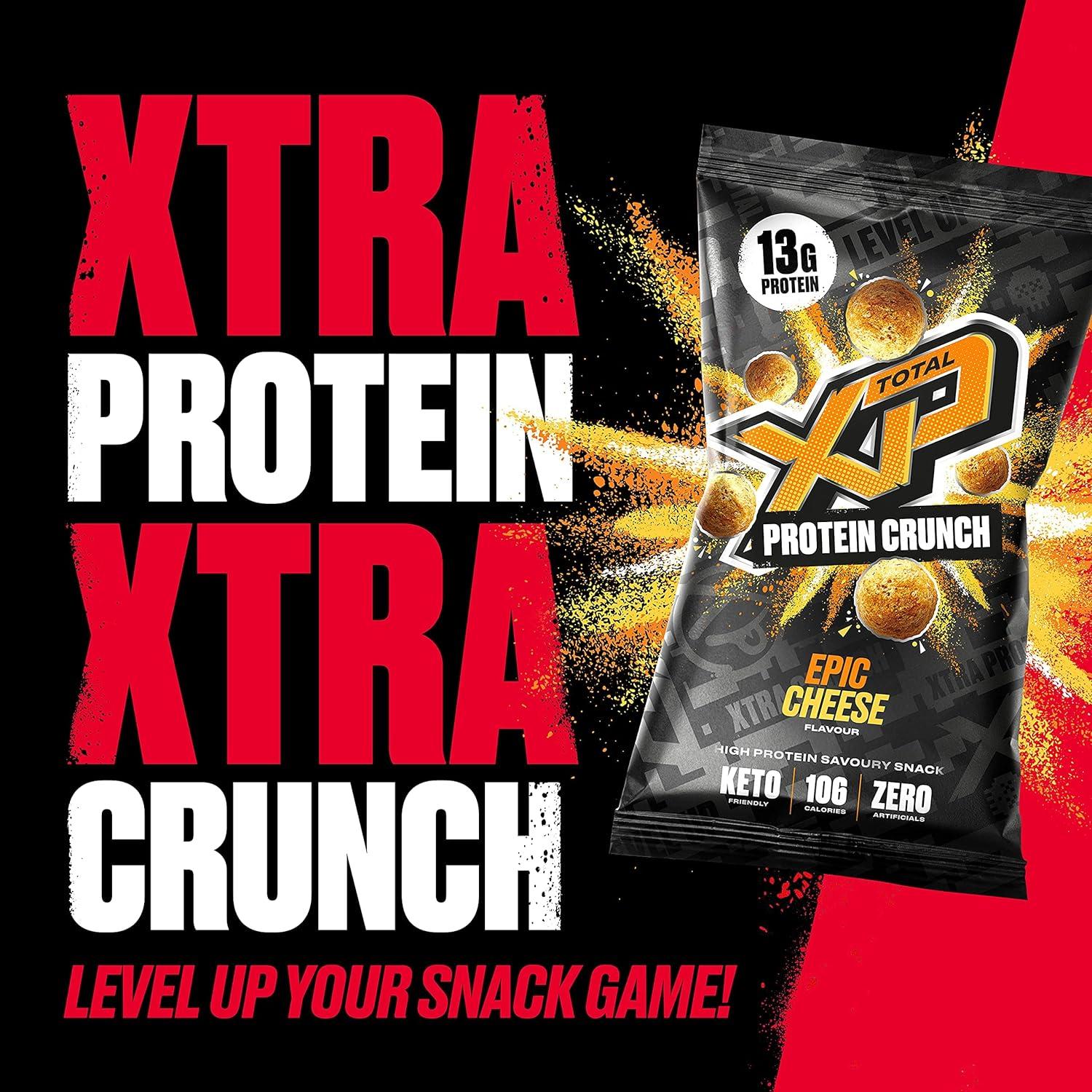 TOTAL XP Protein Crunch - Epic Cheese 12 Pack | Vegetarian High Protein ...