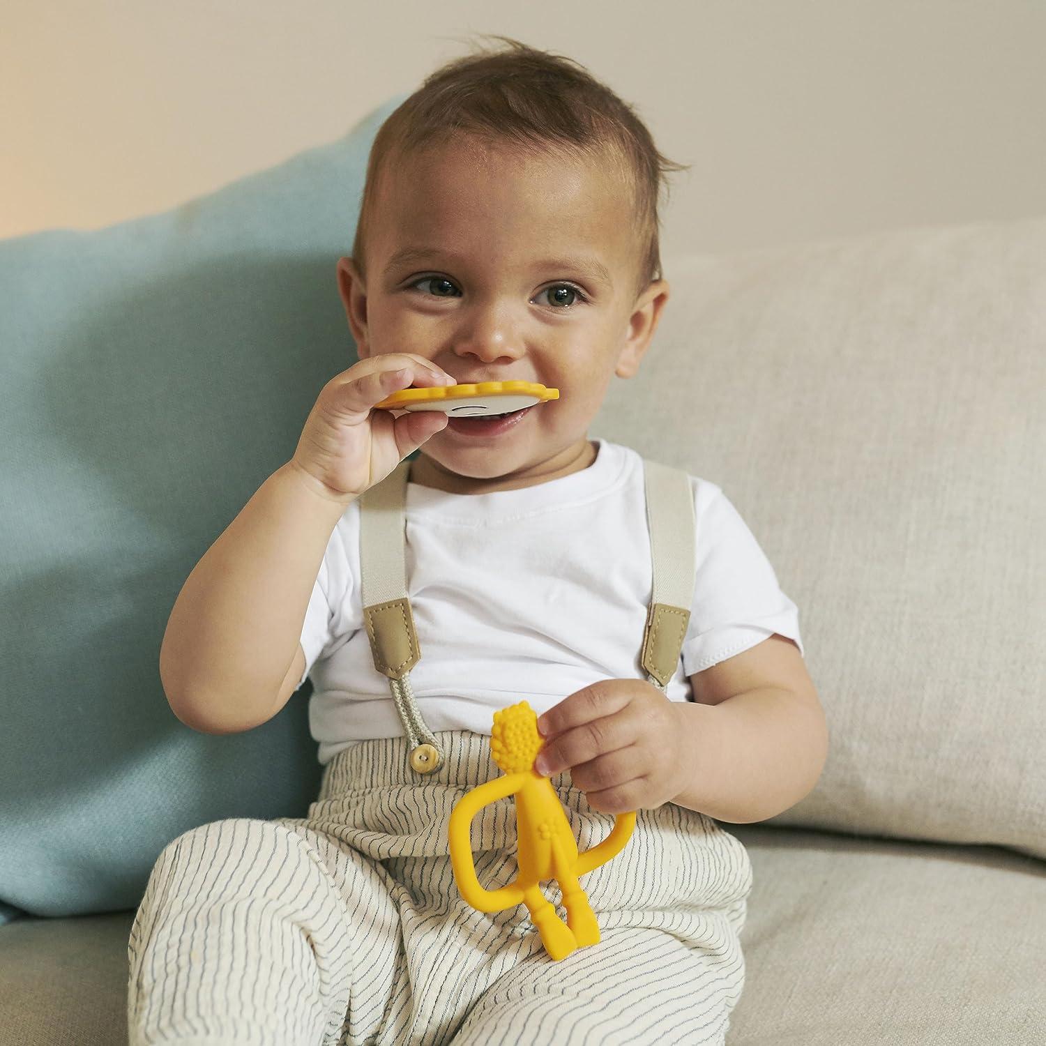 Matchstick Monkey Antimicrobial Teething Starter Set - Flat Face ...