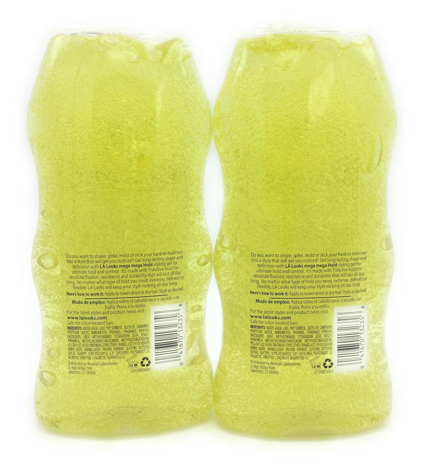LA Looks Gel Mega Mega 20oz (Yellow) 2 Pack - 591ml | Buy Now with ...