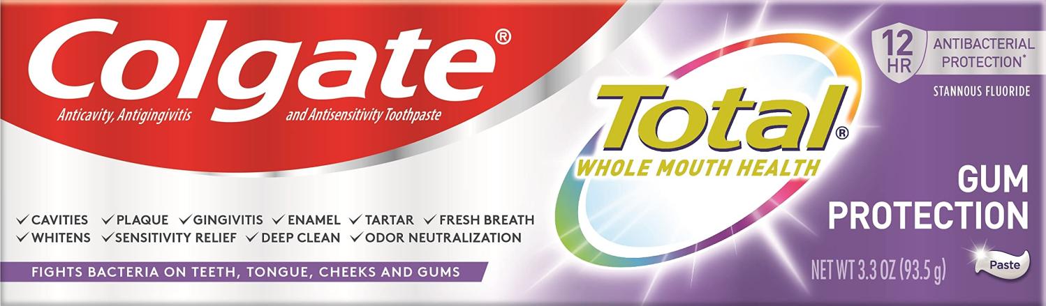 Colgate Total Gum Protection Toothpaste - Oral Care for Healthy Gums ...