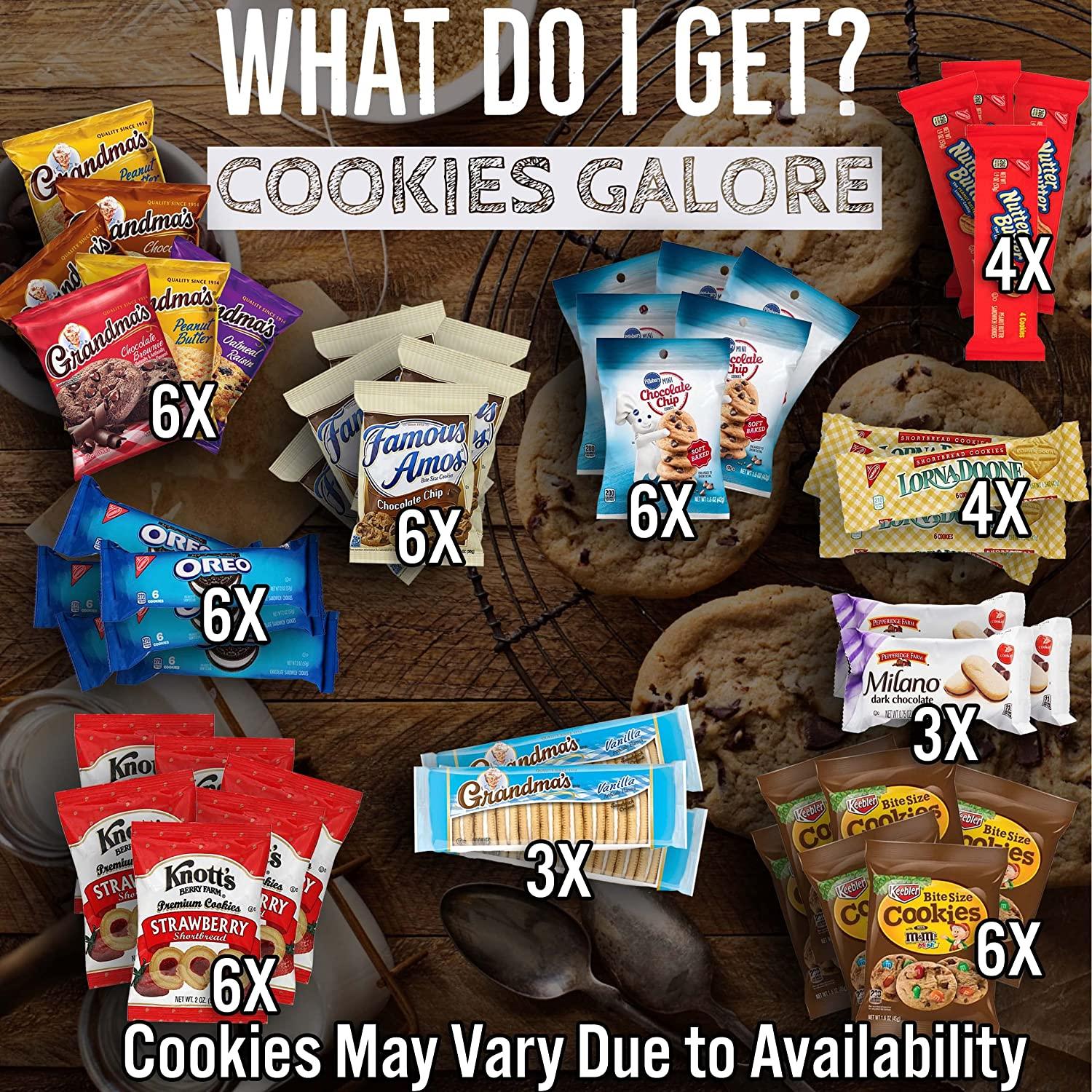 Delicious Cookies Variety Pack | Cookie Care Package - Bussin Boxes ...