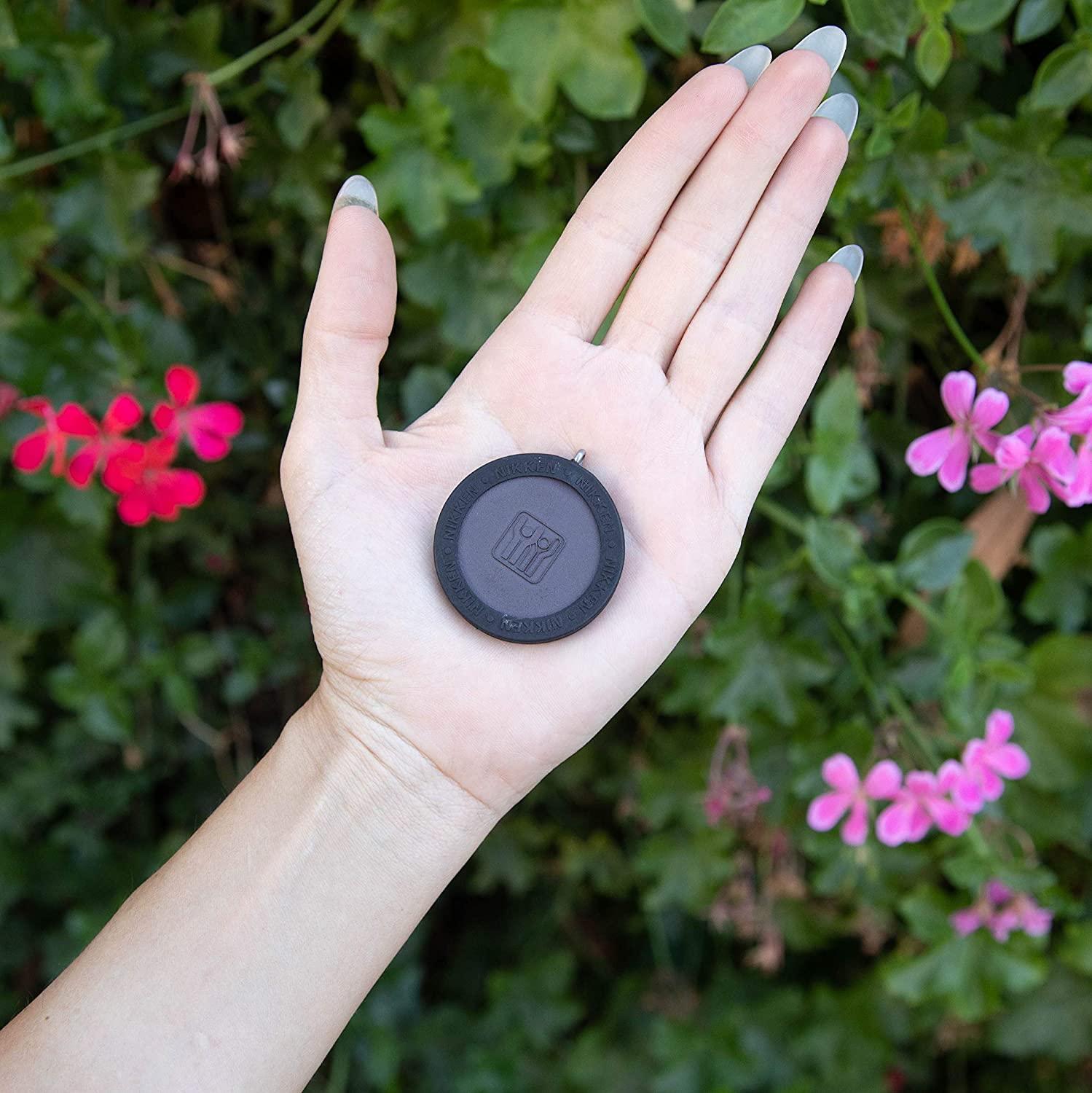 Nikken 1 PowerChip Medallion Charm - 1450 Black | Magnetic Therapy for ...