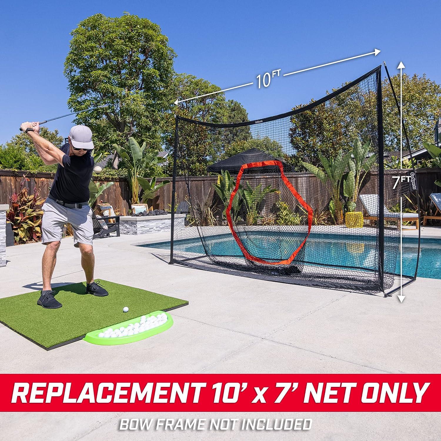 GoSports 10x7 ft PRO Golf Practice Hitting Net - Replacement Net | Buy ...