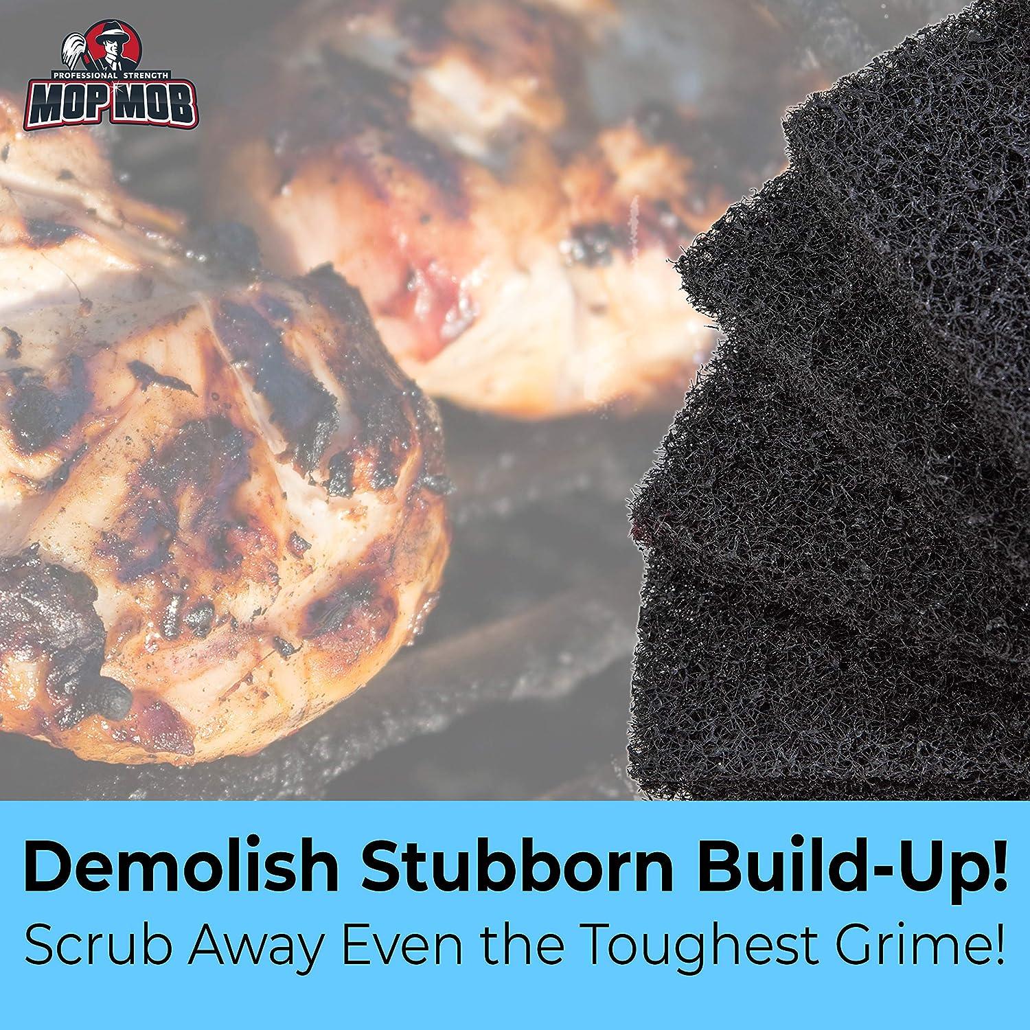 Restaurant-Grade Griddle Cleaning Pads 5 Pack - Heavy Duty 4x6 Grit ...