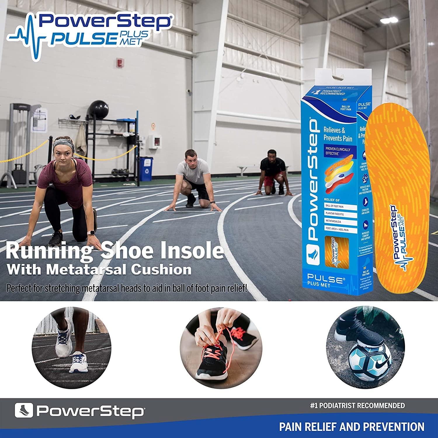Powerstep PULSE Plus Ball Of Foot Pain Relief Insole for Men's Size 12 ...