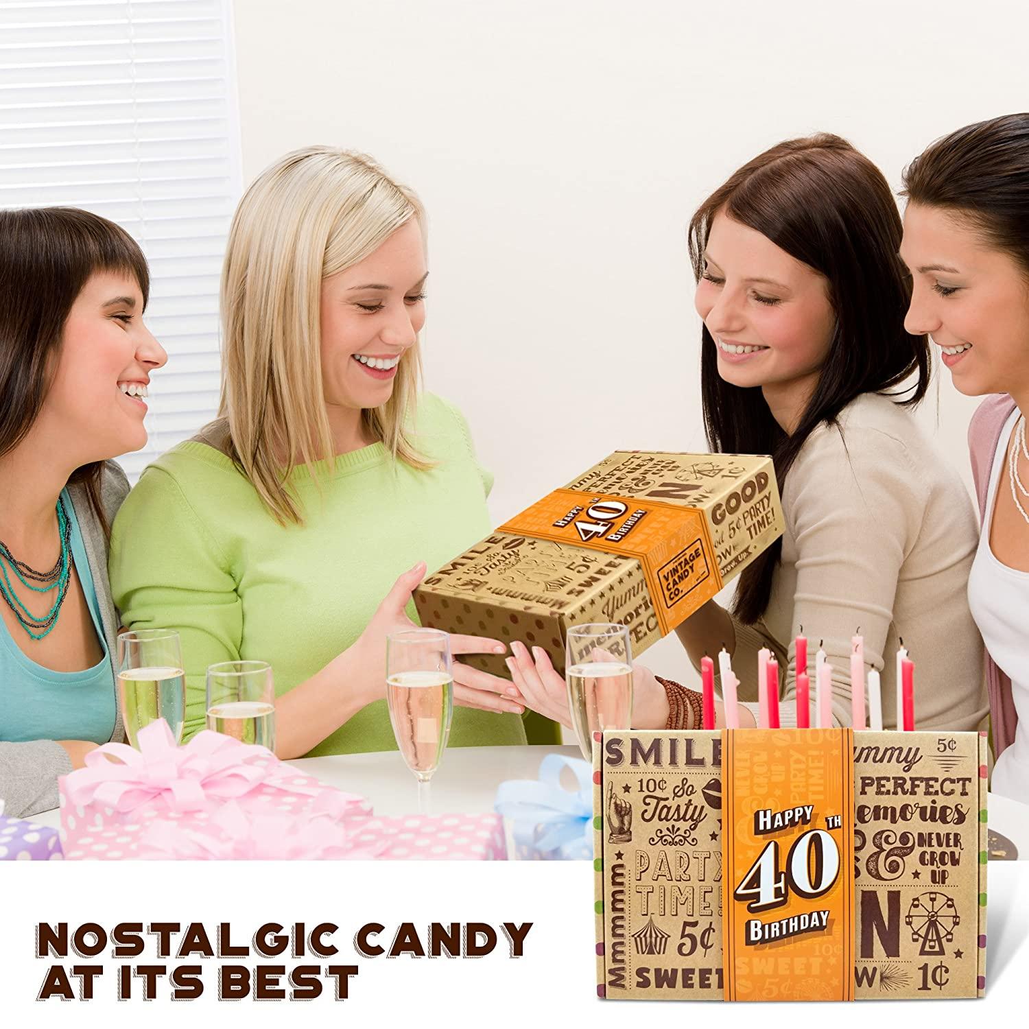 Vintage Candy Co. 40th Birthday Retro Candy Gift Box - 1982 Decade ...