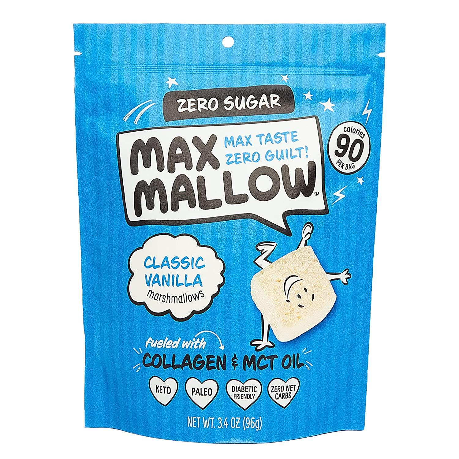 Know Brainer Max Mallow Classic Vanilla | Guilt-Free Zero Sugar ...