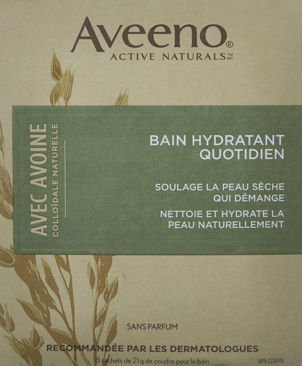 Aveeno Daily Moisturizing Bath Packets with Natural Colloidal Oatmeal ...