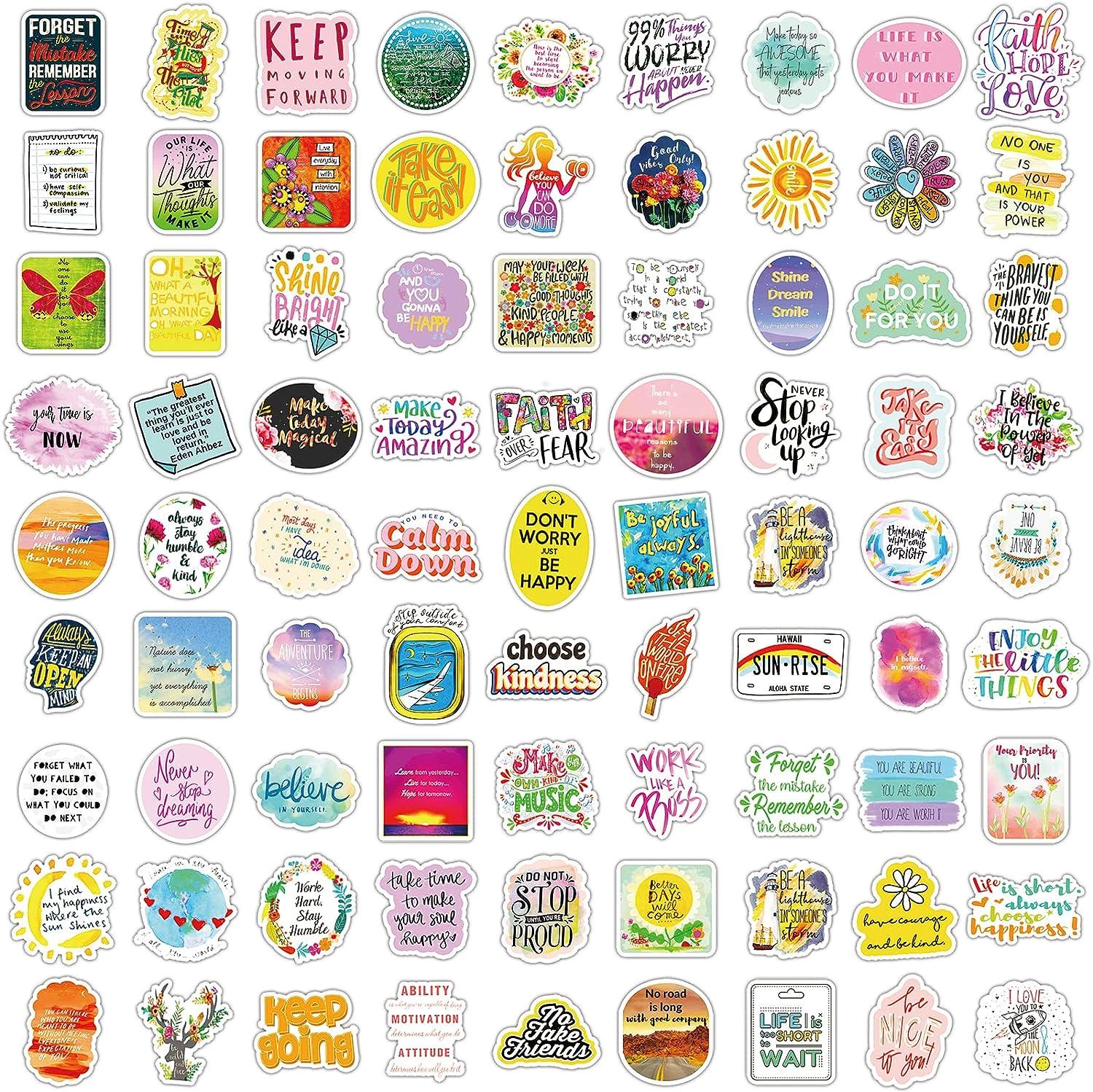 300PCS Inspirational Words Sticker Pack for Teens & Adults ...