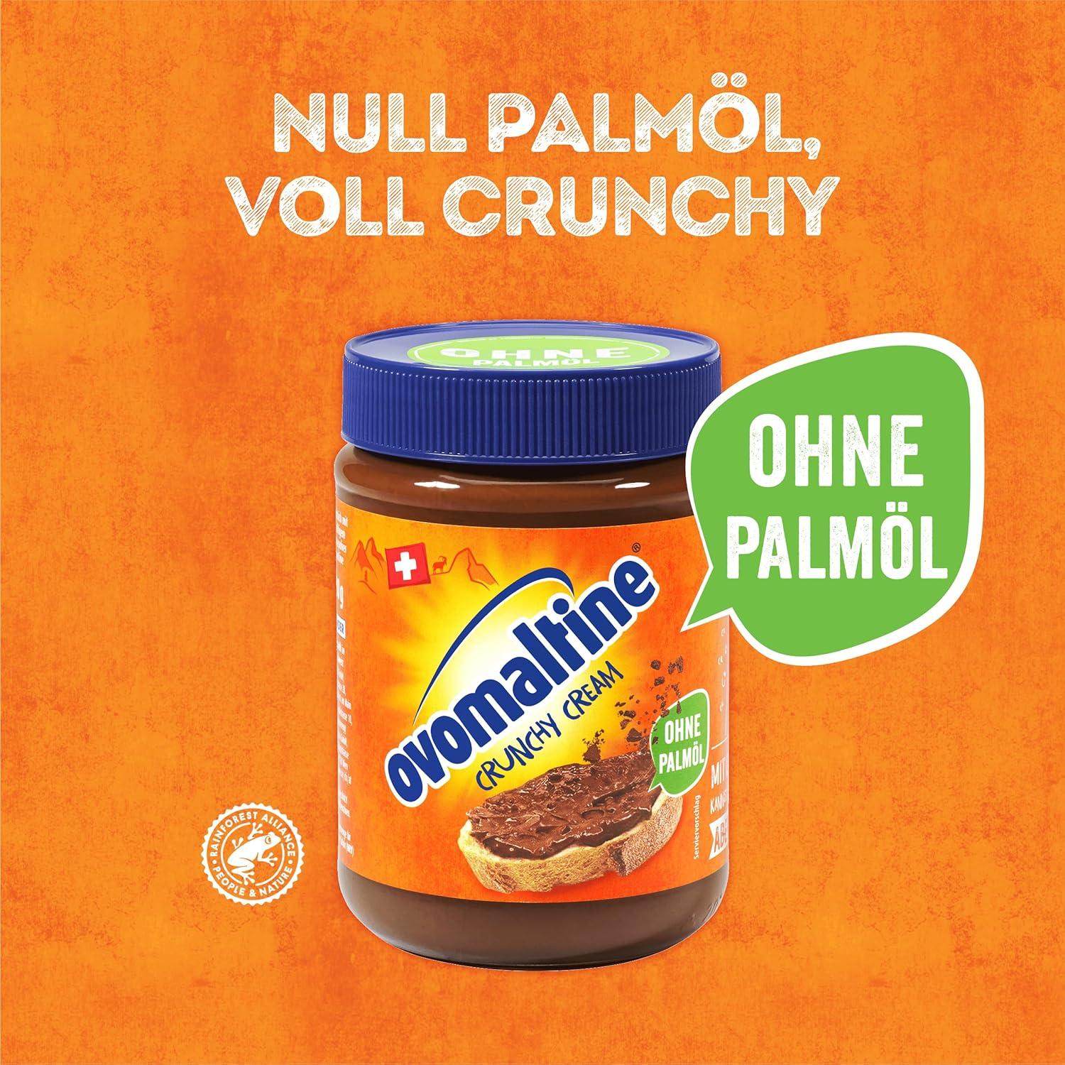 Ovomaltine Crunchy Cream Brot Spread - Palm Oil-Free Swiss Chocolate ...