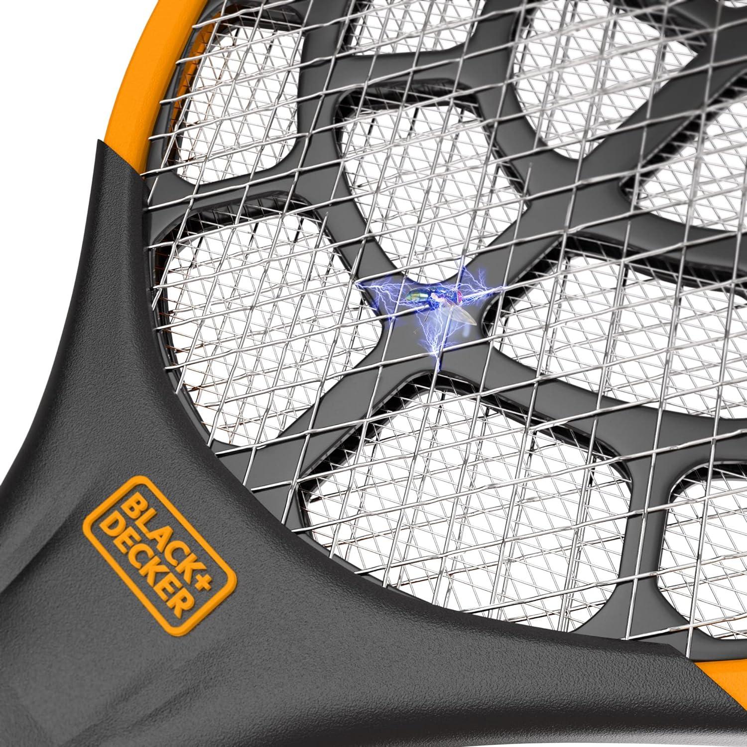 BLACK+DECKER Bug Zapper Fly Swatter Electric - Indoor & Outdoor Fly ...