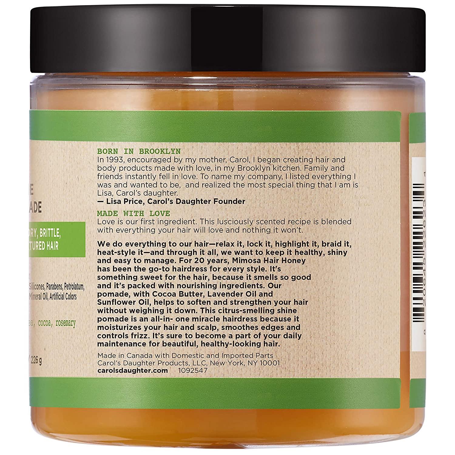 Carol's Daughter Mimosa Hair Honey Shine Pomade - 8 fl oz Hair ...