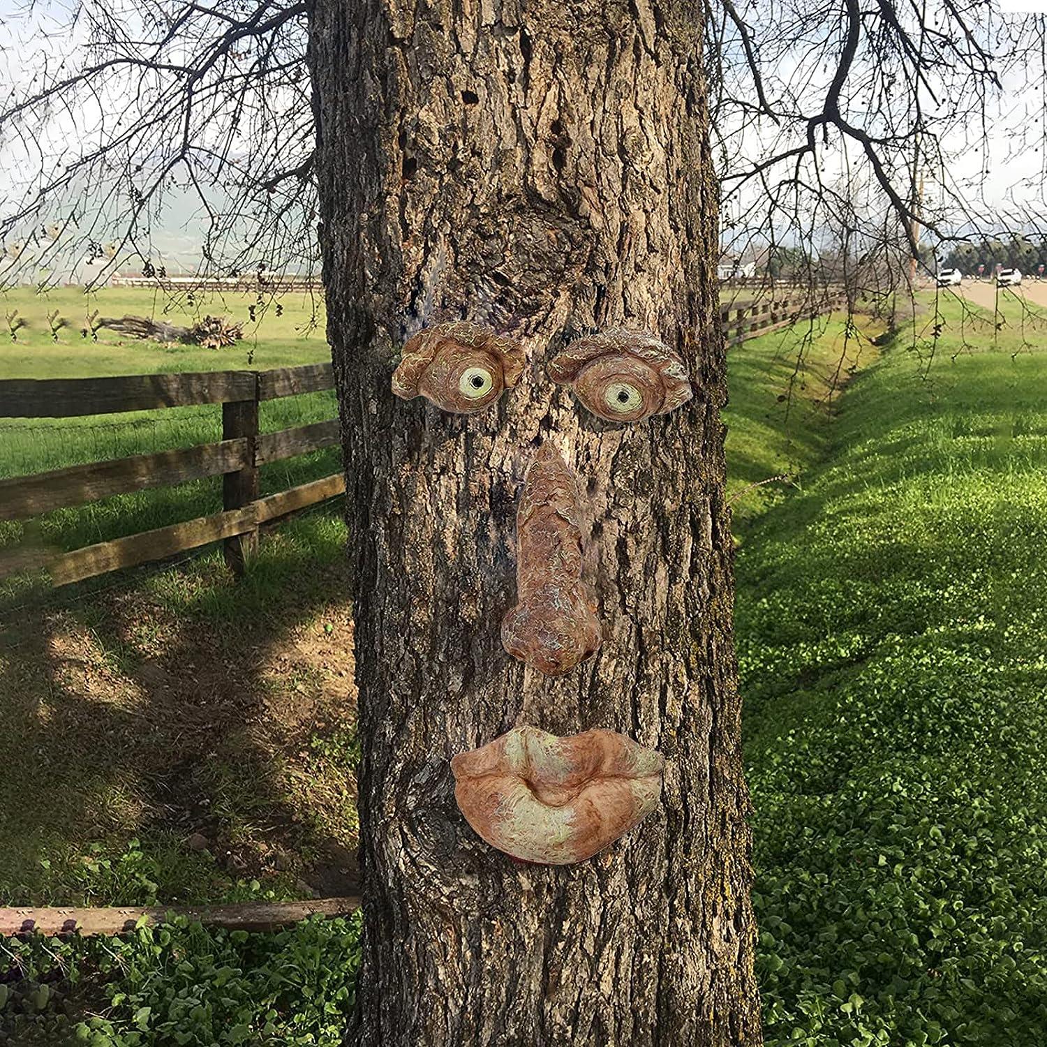 Old Man Tree Face Decoration | Bark Ghost Face Art | PureZoneA | Buy ...