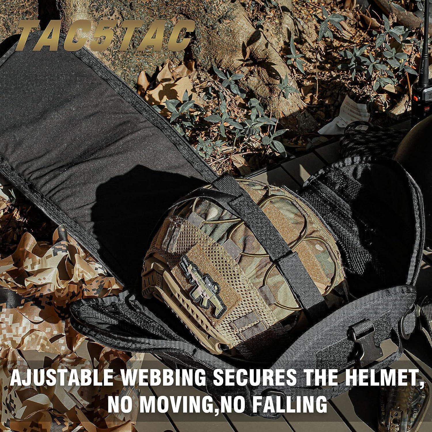 Tactical Helmet Bag Pack - Multi-Purpose Molle Storage for Combat ...