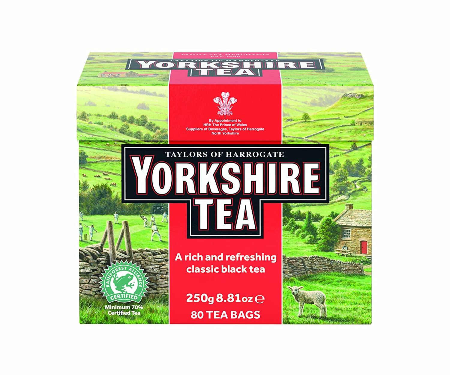 Taylors of Harrogate Yorkshire Red Tea - 80 Teabags | Premium British ...