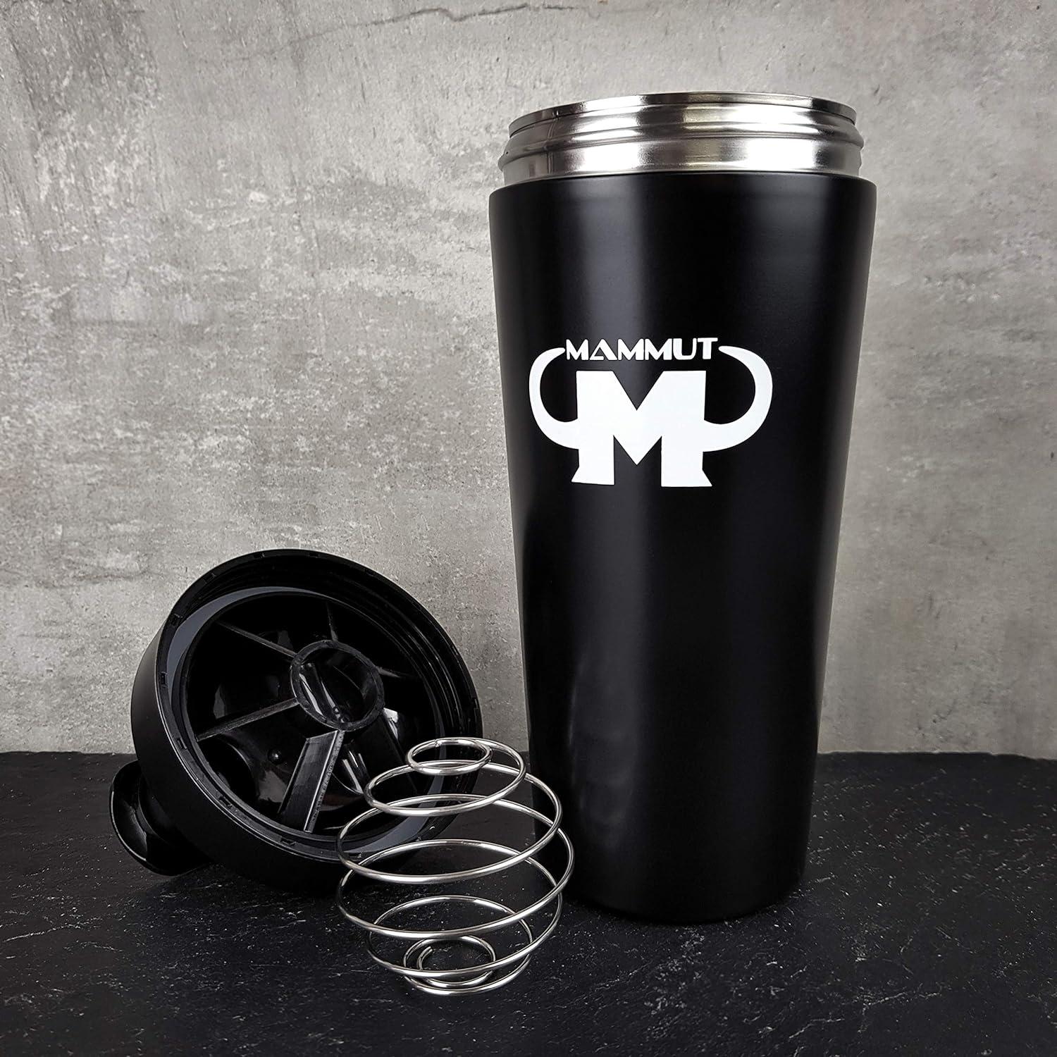 Mammut Nutrition Stainless Steel Protein Shaker with Sieve & Spiral ...