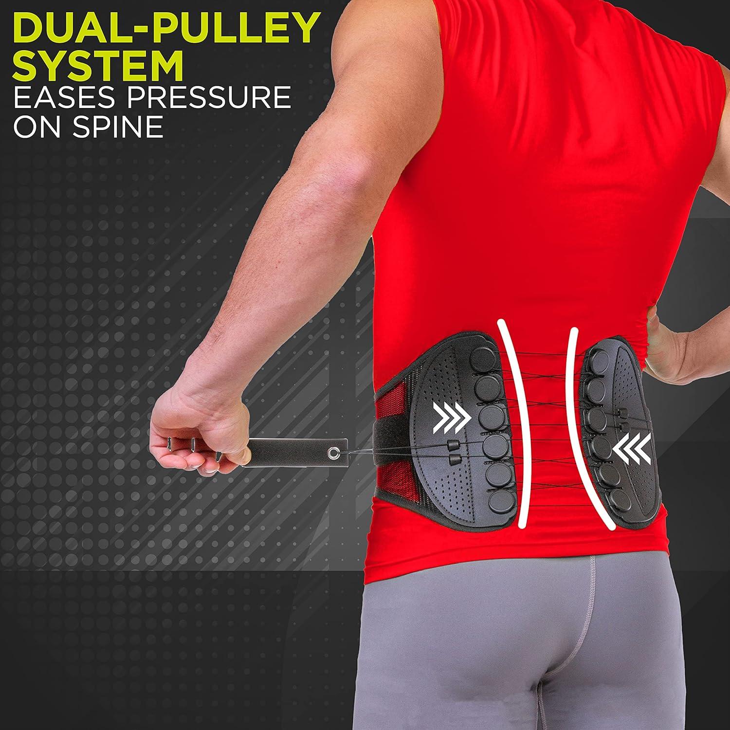 BraceAbility Spine Sport Back Brace for Athletic Men and Women - Lumbar ...