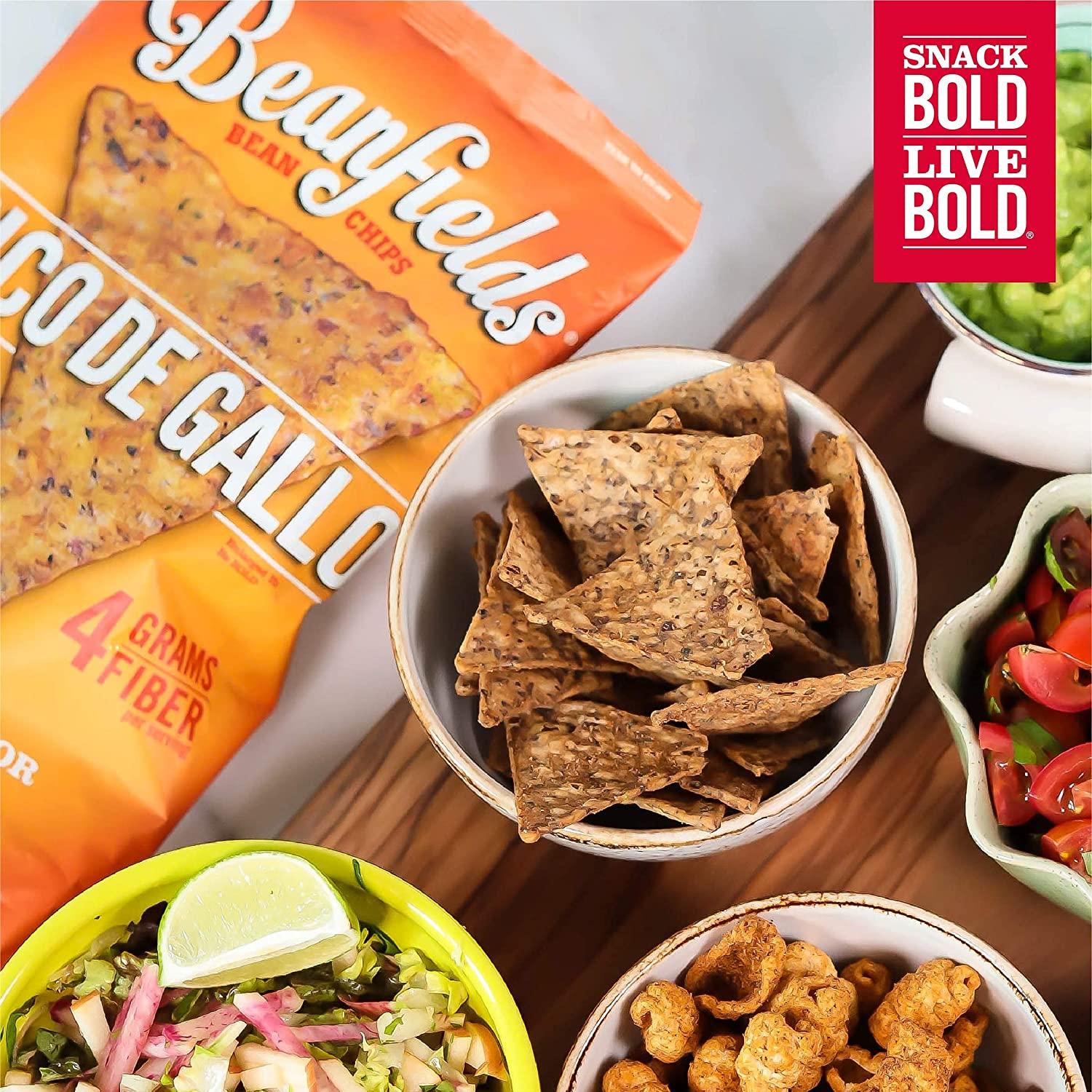 Beanfields Pico De Gallo Bean Chips 5.5oz - Pack of 6 | Healthy Snack ...