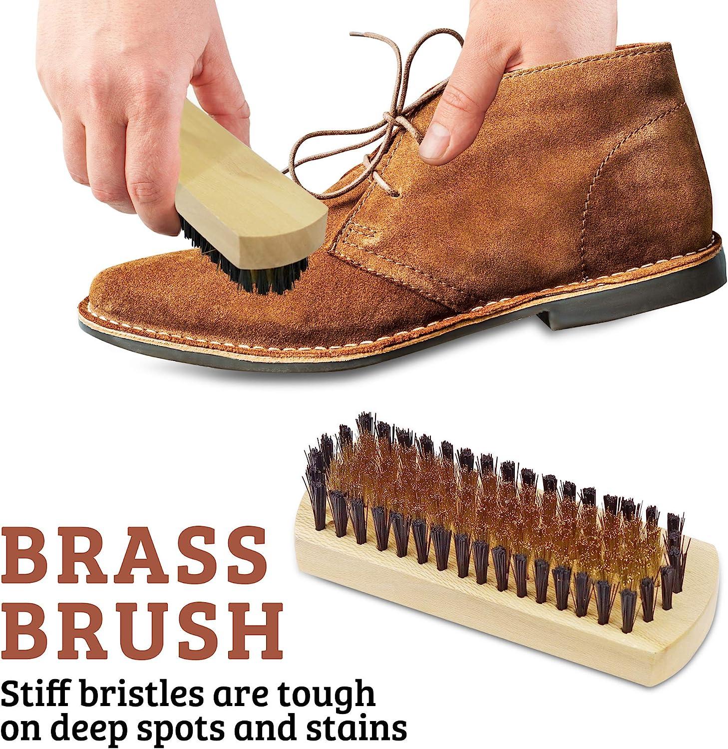 Premium Suede & Nubuck Cleaning Kit | TAKAVU Crepe & Brass Brush ...