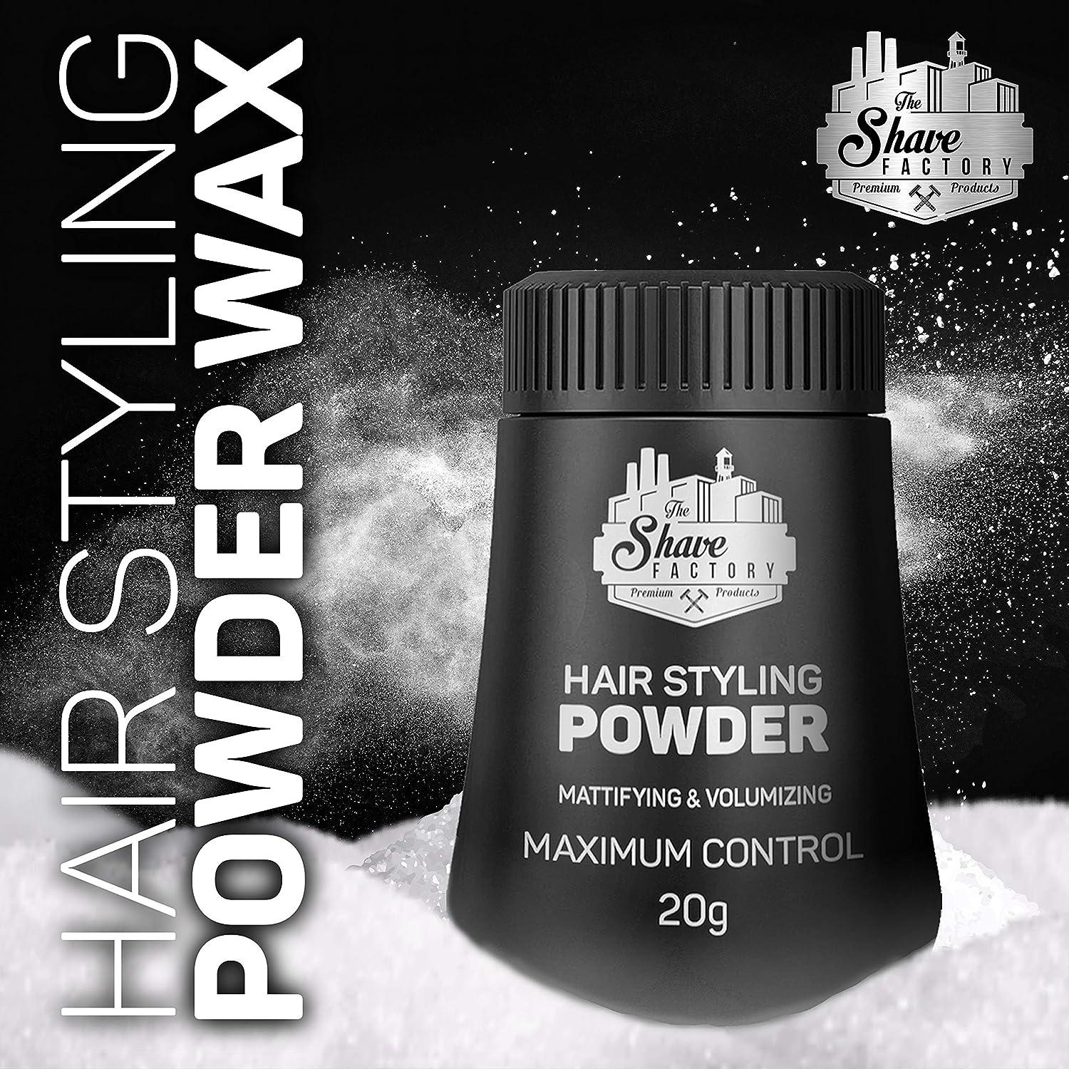 The Shave Factory Hair Styling Powder - Get Perfect Styling Results ...