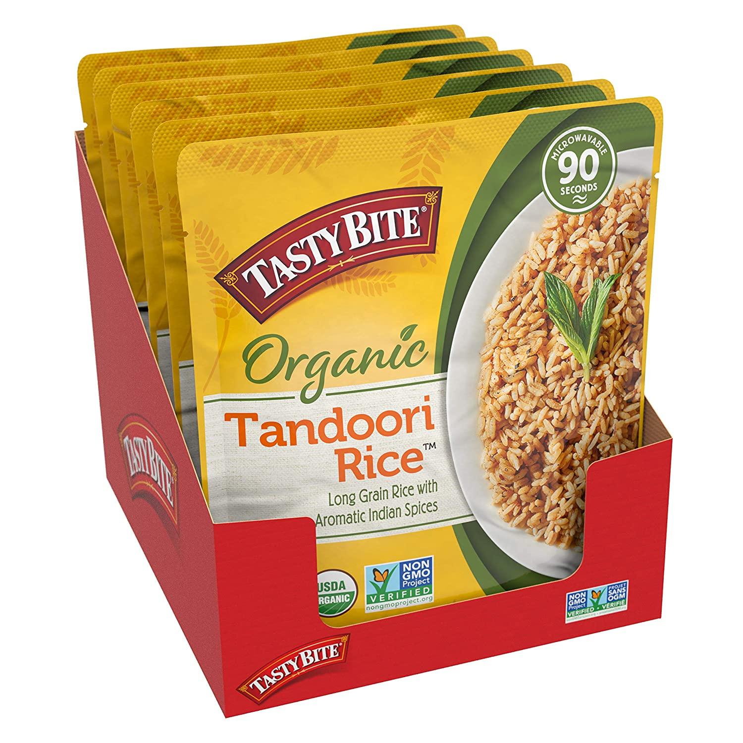 Organic Tandoori Rice - Ready to Eat (8.8 oz, Pack of 6) | Vegan ...