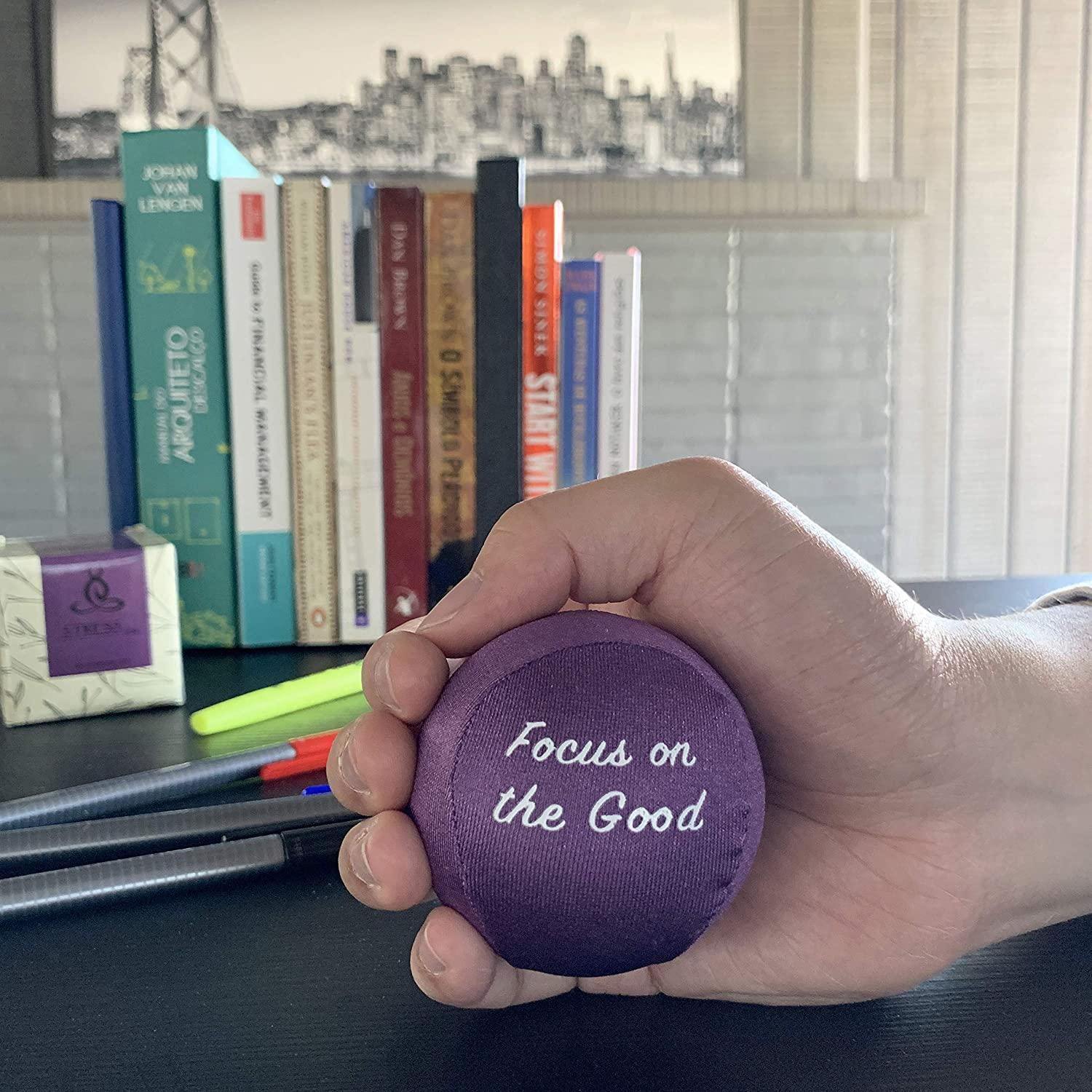 Hand Therapy Stress Ball - Purple | Anxiety & Stress Relief, Hand ...