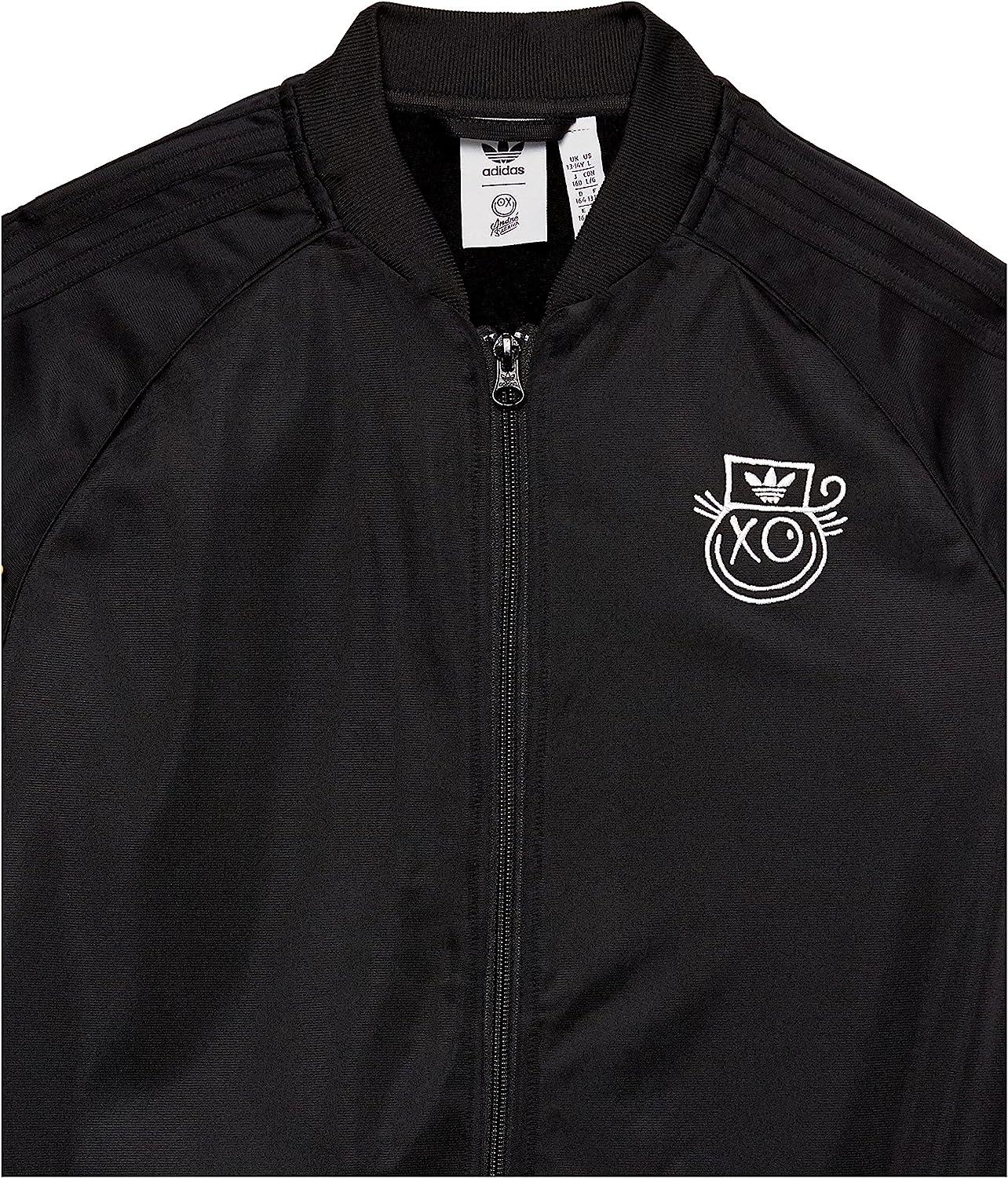 adidas Originals Kids' Graphics Collab Top - Large Black | Trendy ...