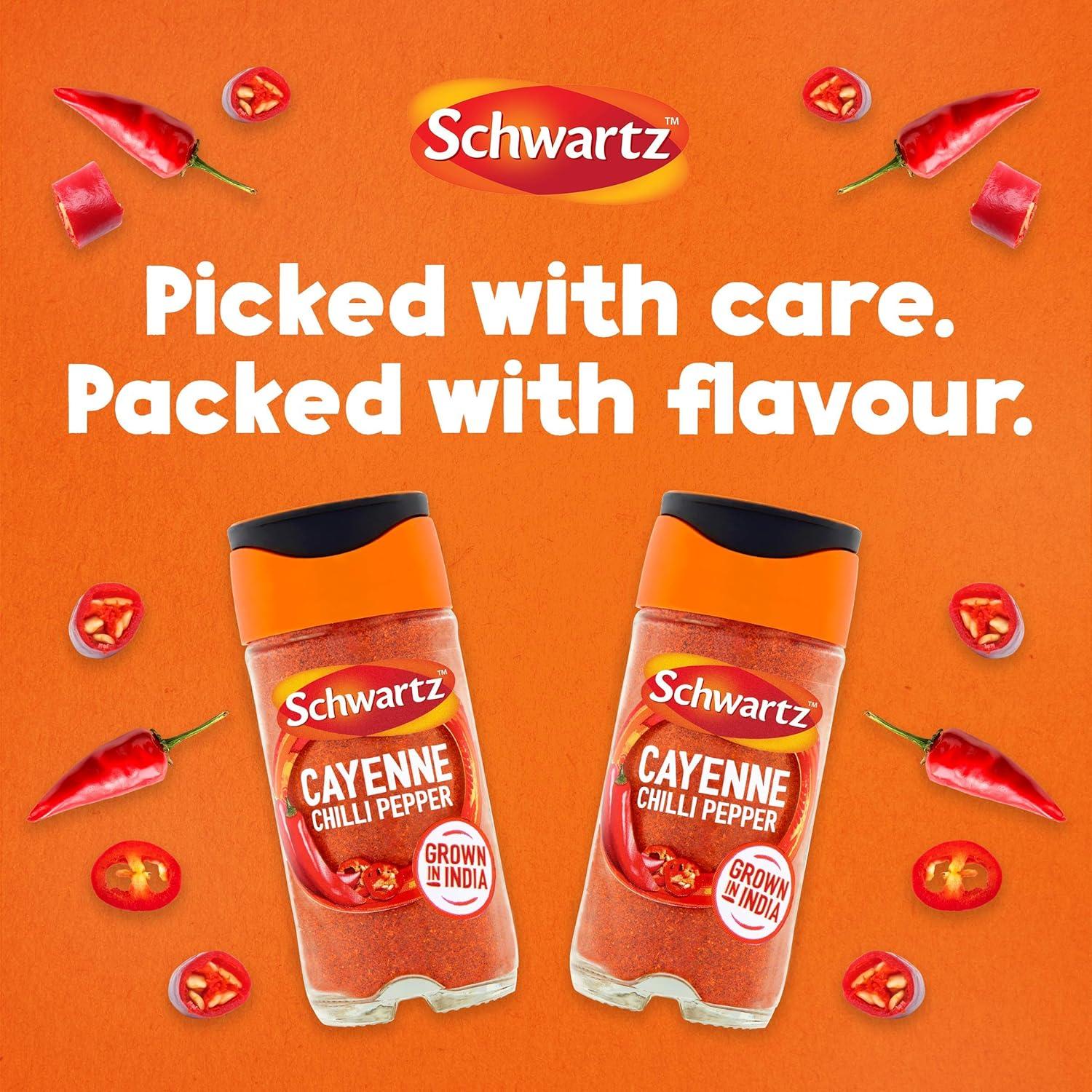Schwartz Cayenne Chilli Pepper 26g - Intense Heat and Flavor Boost for ...