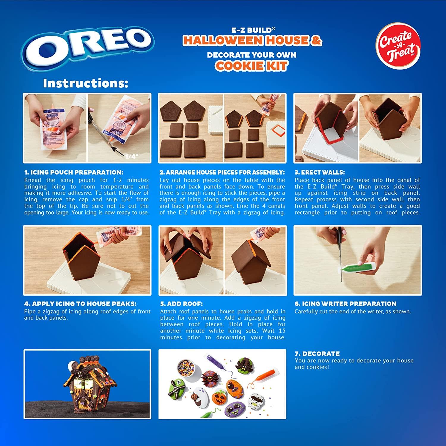 Oreo Halloween Gingerbread House Kit - Haunted House Cookie Decorating ...