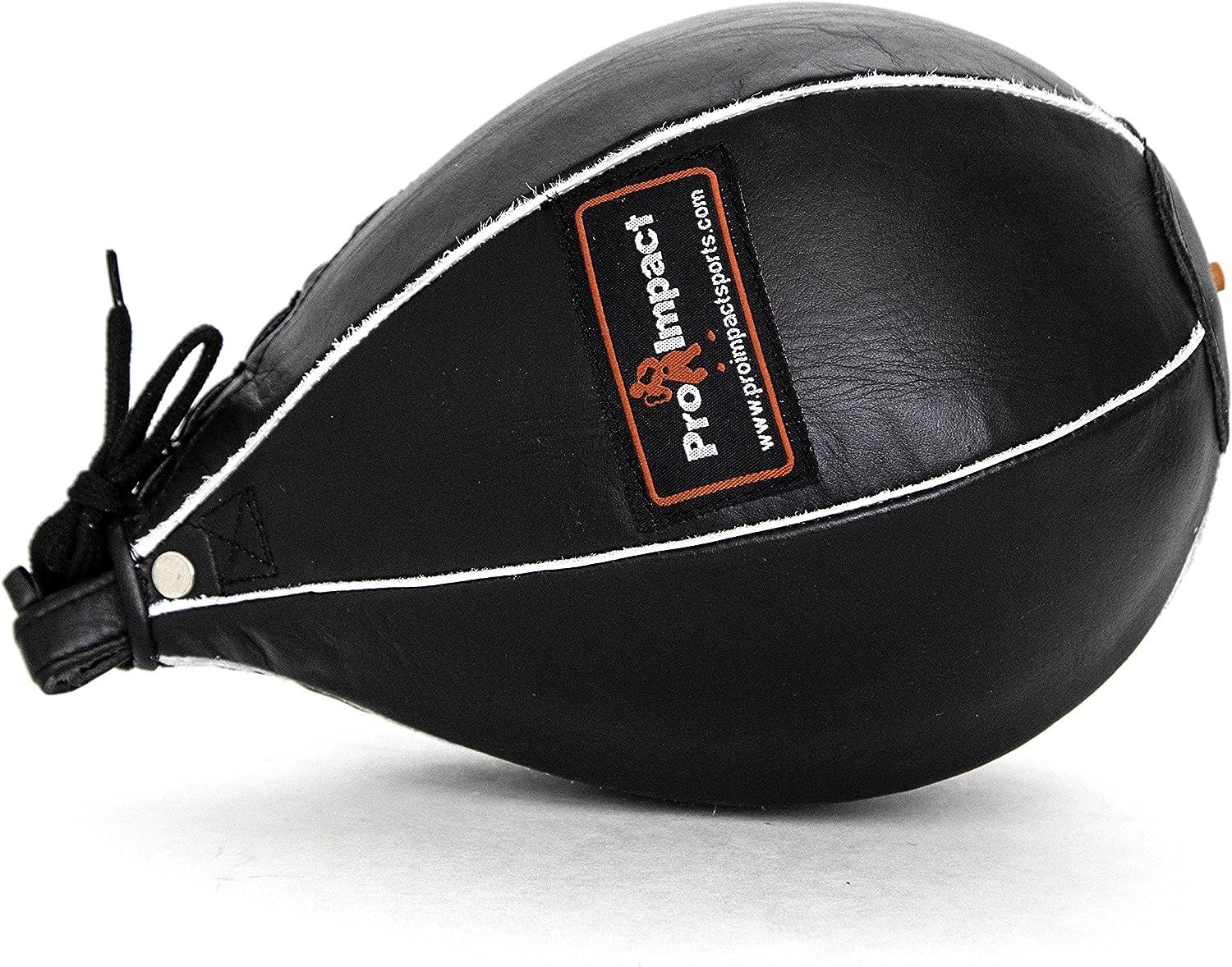 Pro Impact Leather Speed Bag | Pear Shaped for Boxing, MMA & Muay Thai ...