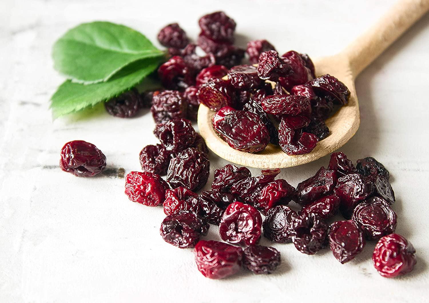 Organic Dried Tart Cherries 1lb | Lightly Sweetened & Pitted | Non-GMO ...