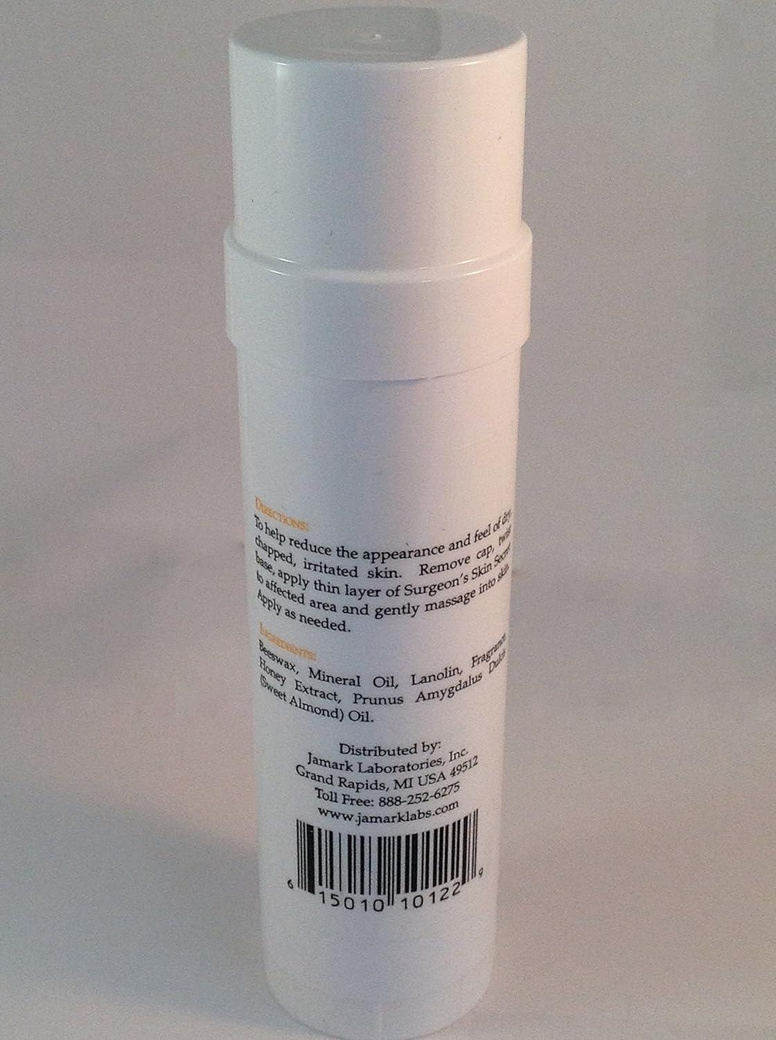 Surgeon's Skin Secret Beeswax Moisturizer 2.5oz. Twist-Up Stick (2 Pack ...