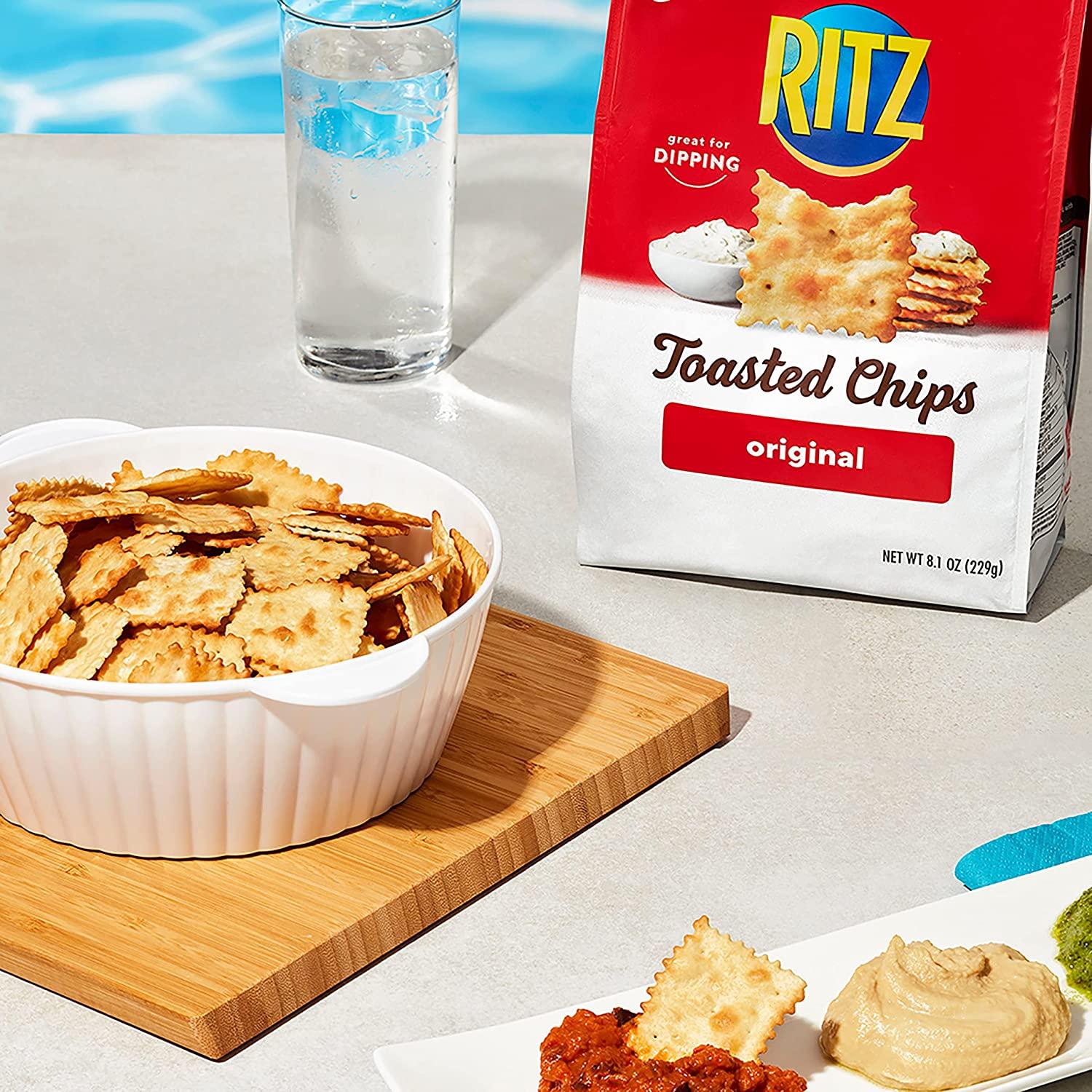 RITZ Original Toasted Chips Crackers - 6-Pack, 8.1 oz Bags | Buy Now ...