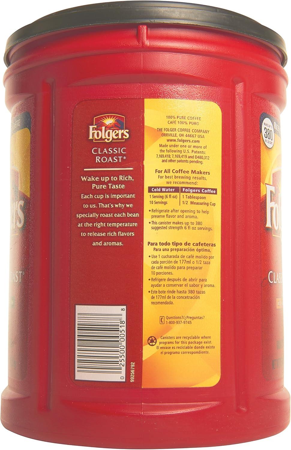 folgers instant coffee ingredients
