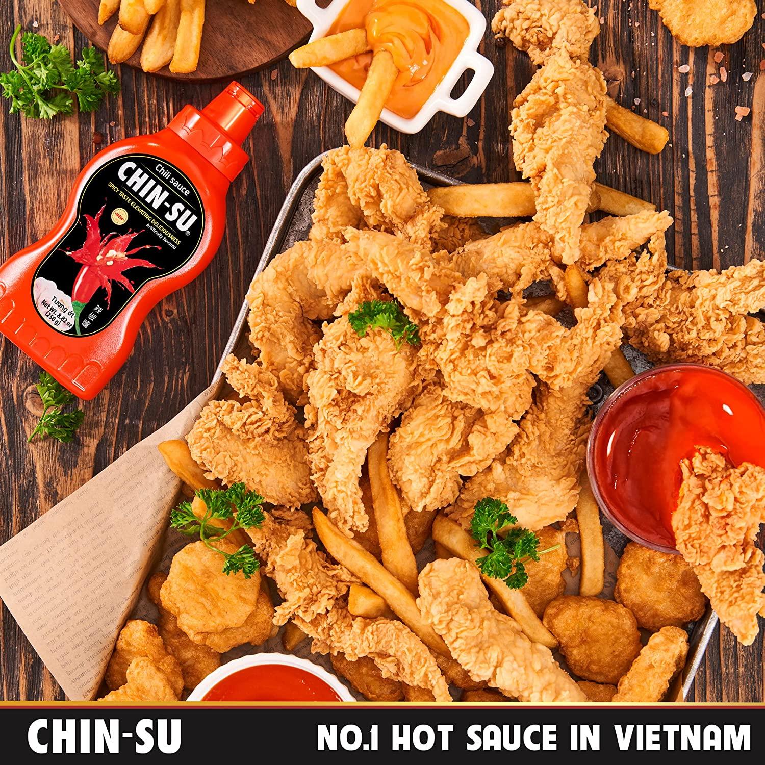 Vietnamese CHIN-SU Sweet Sriracha Chili Sauce Gift Set - 8.82oz Pack ...