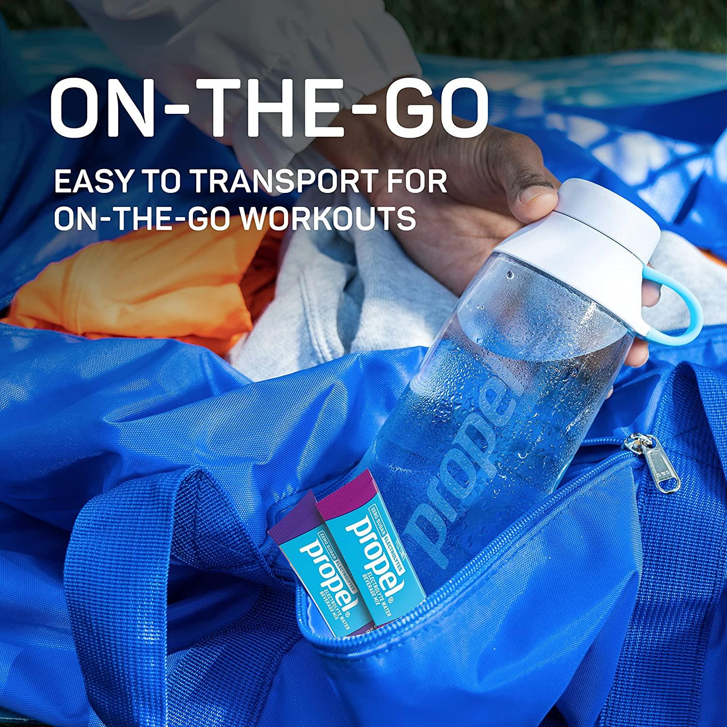 Propel Powder Packets Grape - 50 Count, Electrolytes, Vitamins, Zero ...