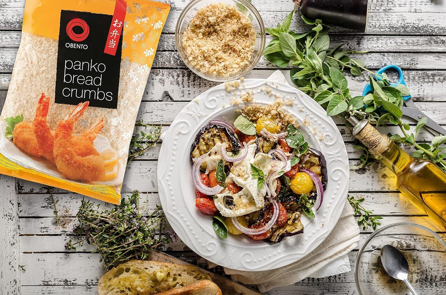 Obento Panko Breadcrumbs 1kg - Premium Japanese Style Crispy Coating