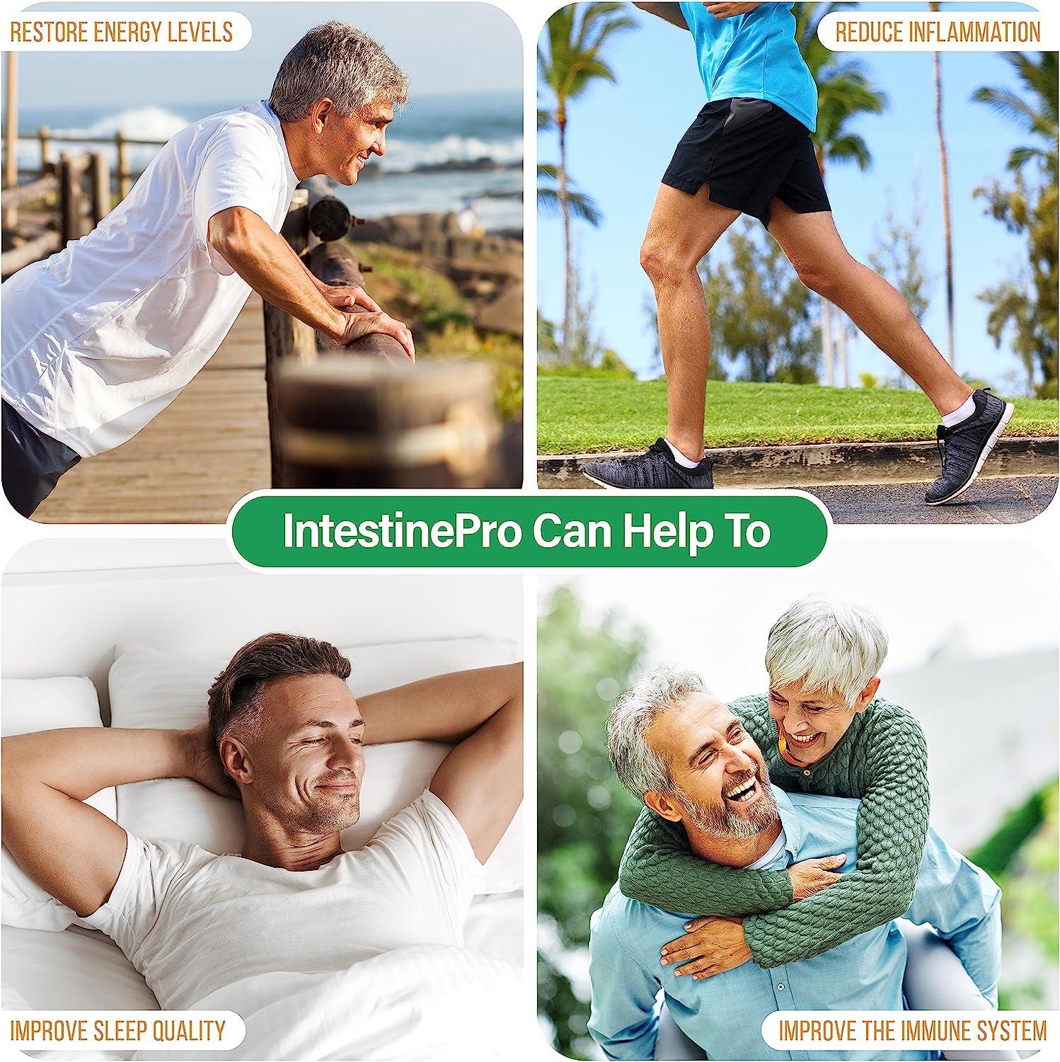 IntestinePro Intestine Support Supplement with Non-GMO Wormwood, Black ...