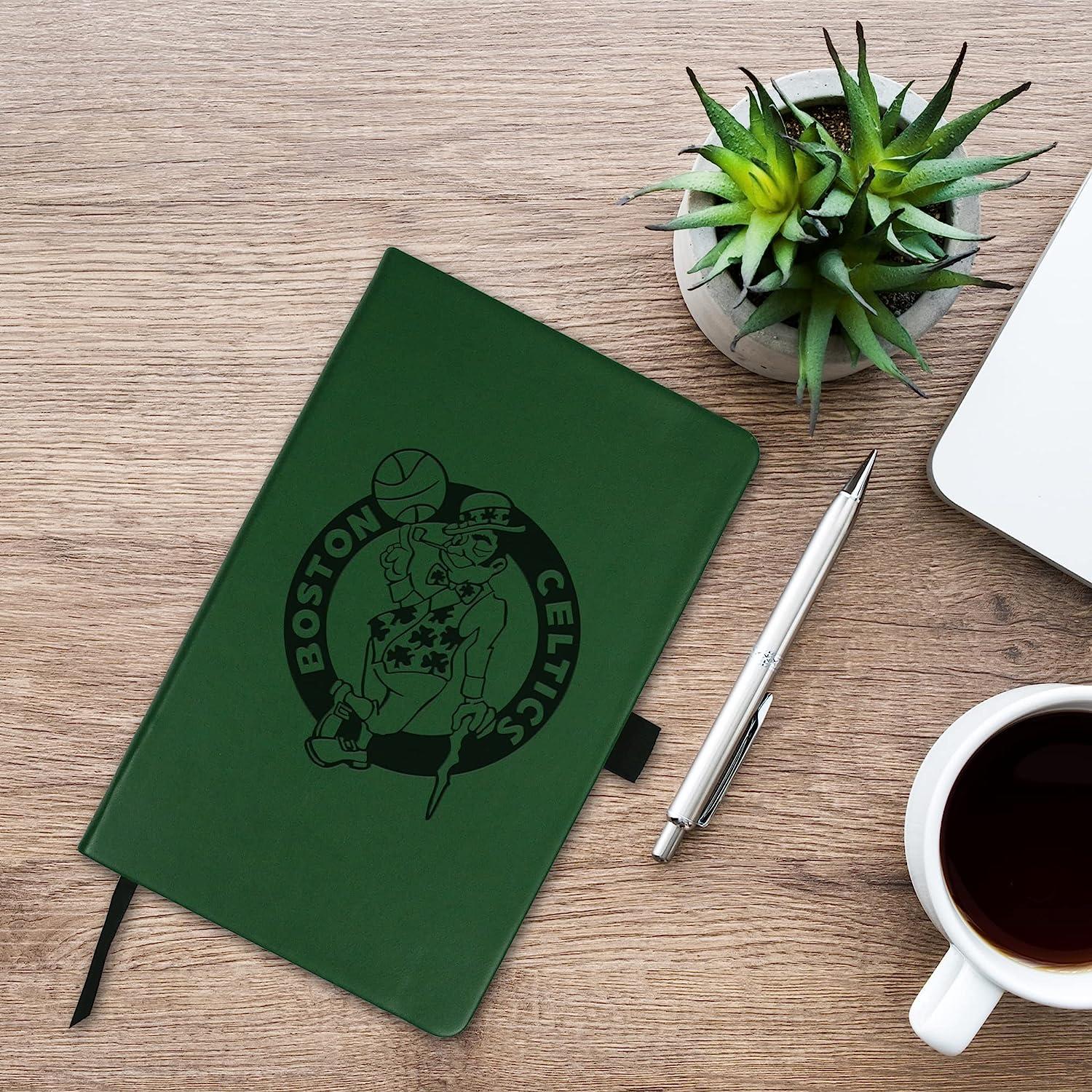 NBA Boston Celtics Laser-Engraved Color Notepad 5.25 x 8.25-inches ...