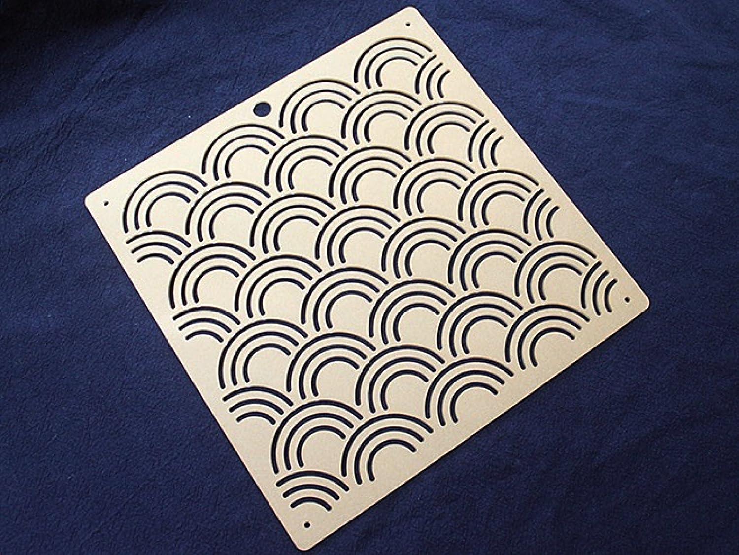 THEALESE Sashiko Stencils by Acrylic | Wave - Sashiko Embroidery ...